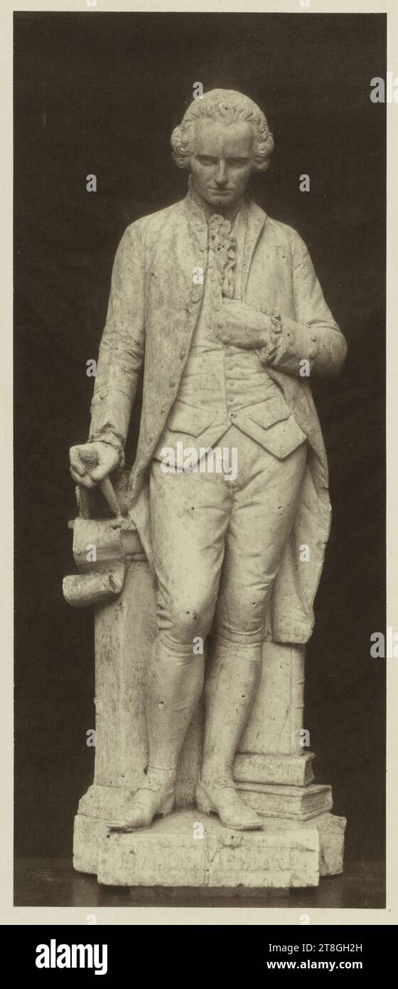 Statue of the philosopher Jean le Rond d'Alembert (1717-1783), for the ...