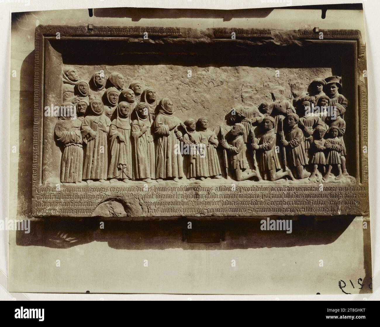 Bas relief representing a public reparation hi-res stock photography ...