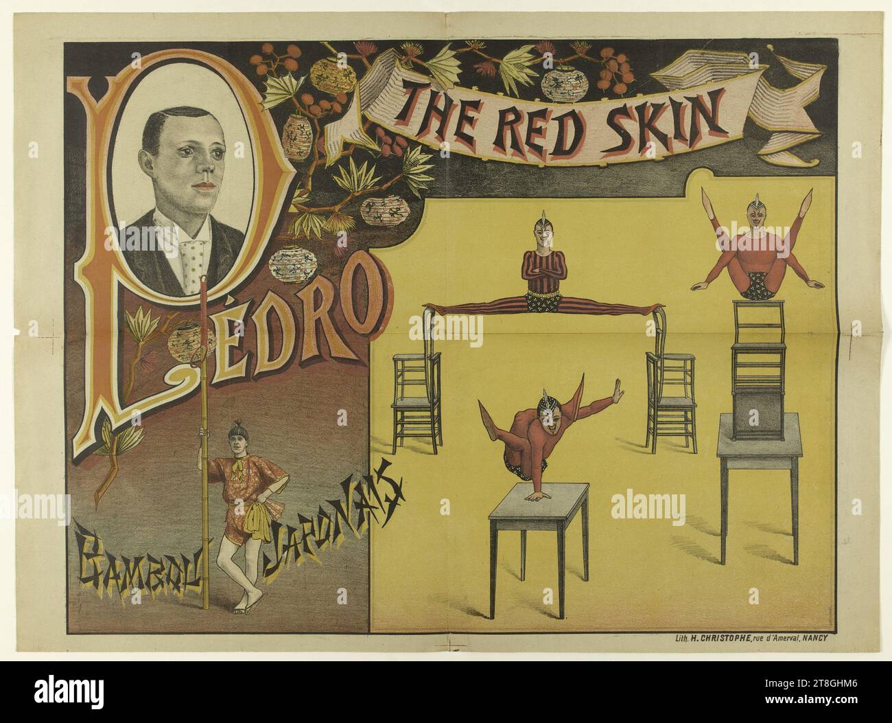 THE RED SKIN, PEDRO, BAMBOU JAPONAIS, H. Christophe (Imprimerie ...