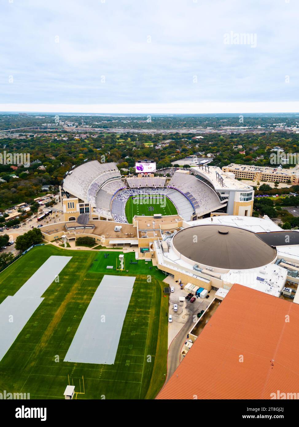 Amon g carter stadium aerial hi-res stock photography and images - Alamy