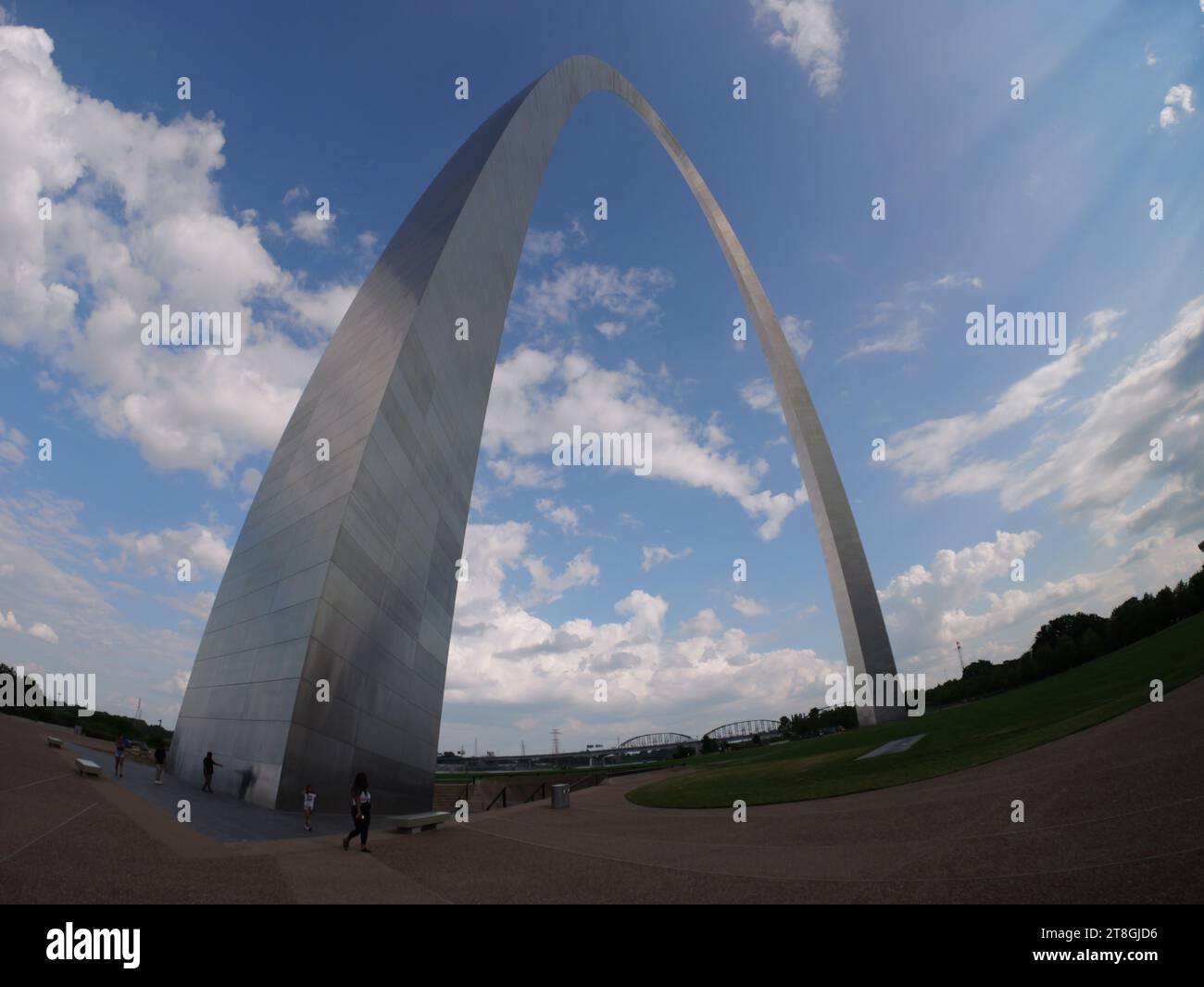 St. Louis, Missouri - June 21, 2023: The Gateway Arch in St Louis, MO ...