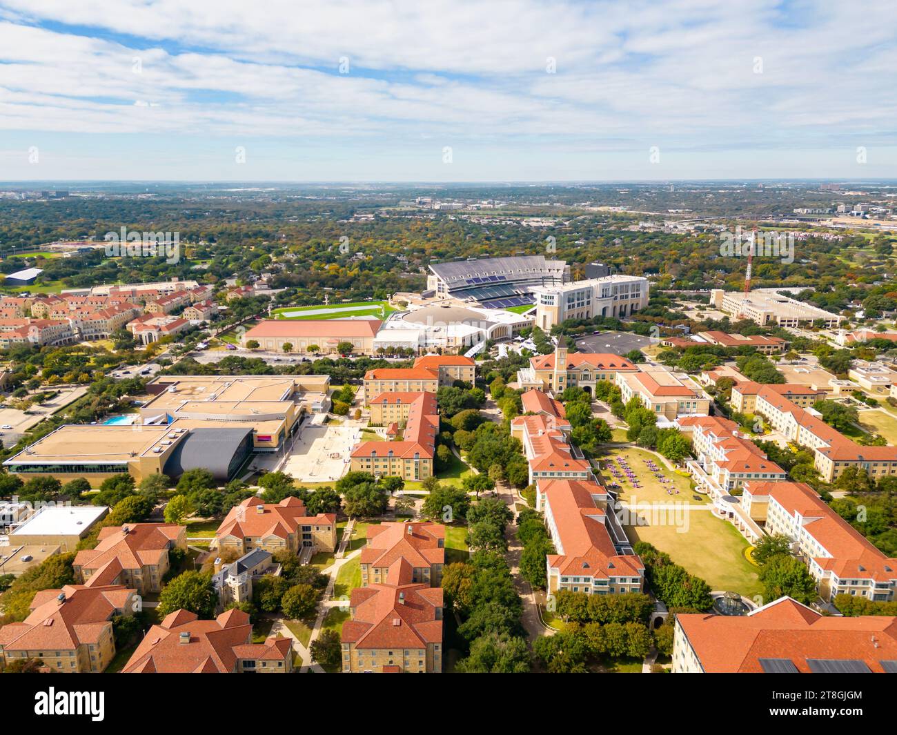 Amon g carter stadium aerial hi-res stock photography and images - Alamy