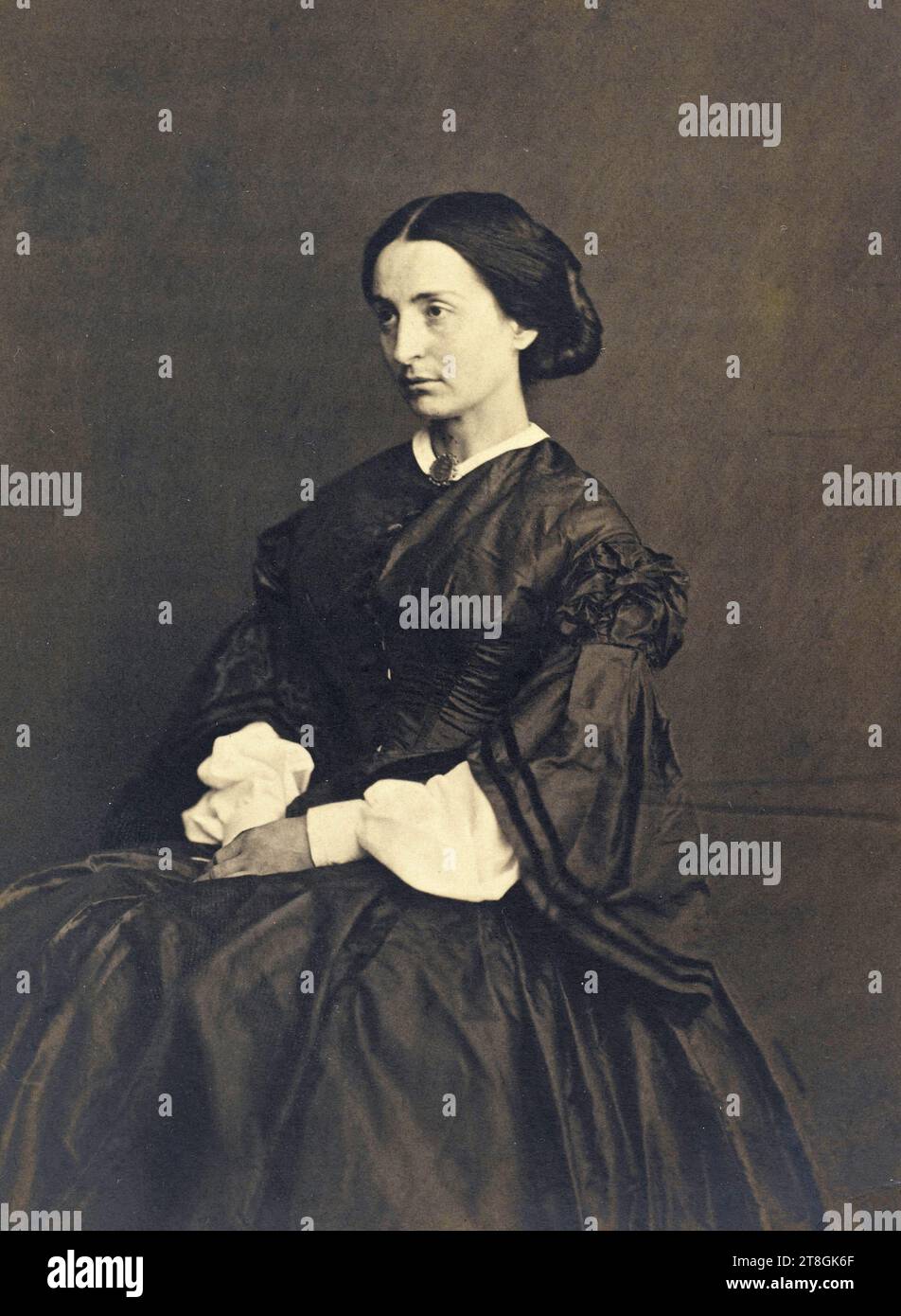 Melle Adèle Hugo in Guernsey, Bacot, Edmond, Photographe, ete 1862 ...