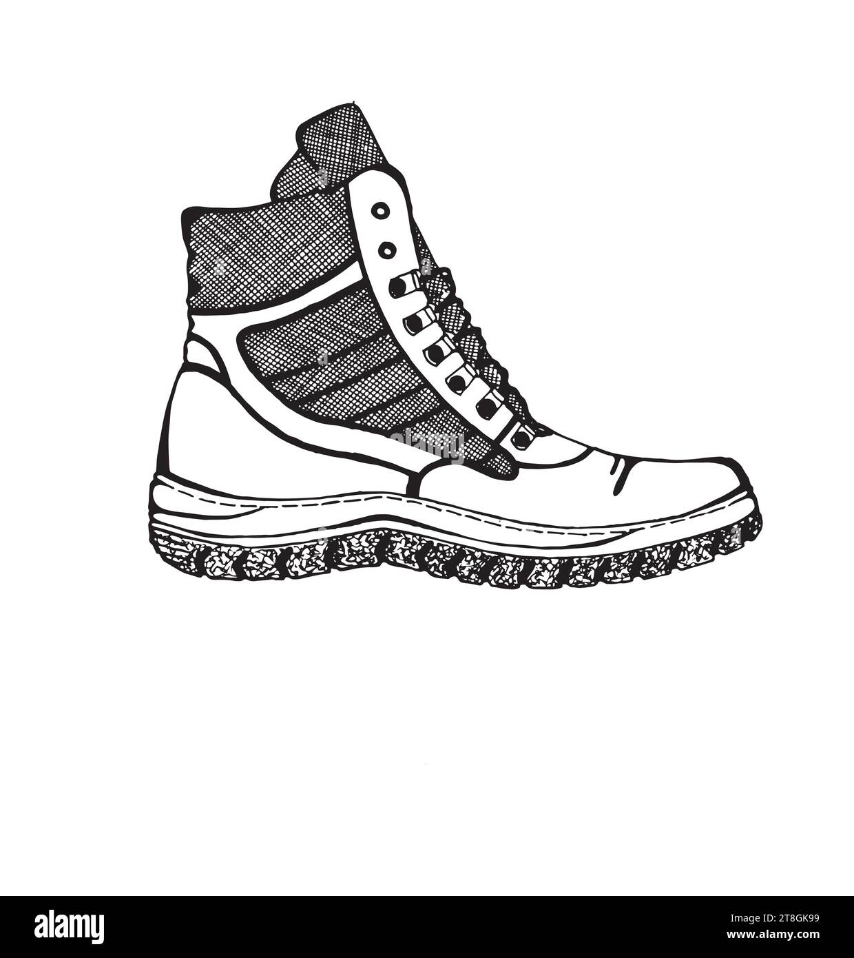 Military boot graphic illustration Stock Vector Image & Art - Alamy