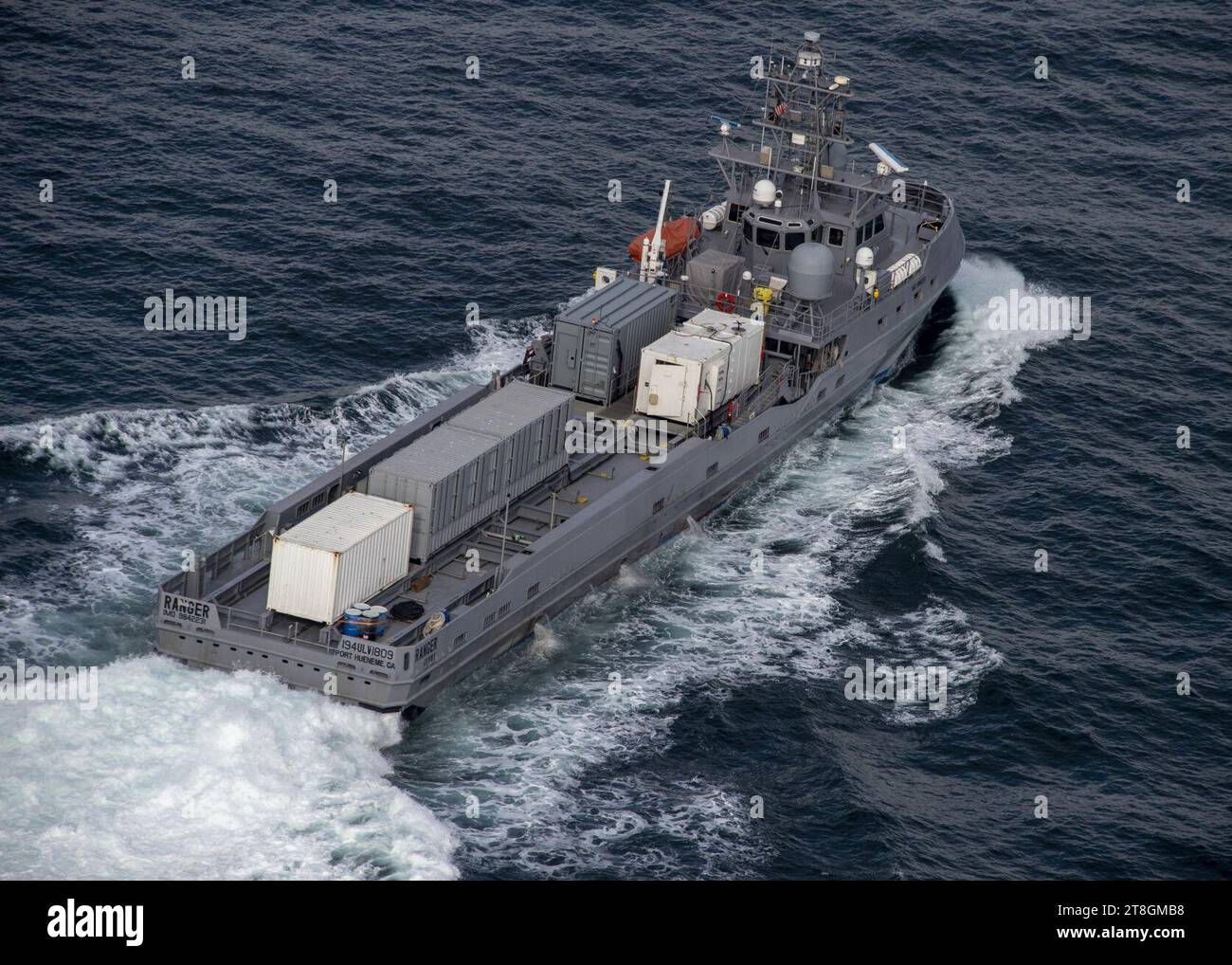 USV Ranger RIMPAC 2022 rear quarter view Stock Photo - Alamy