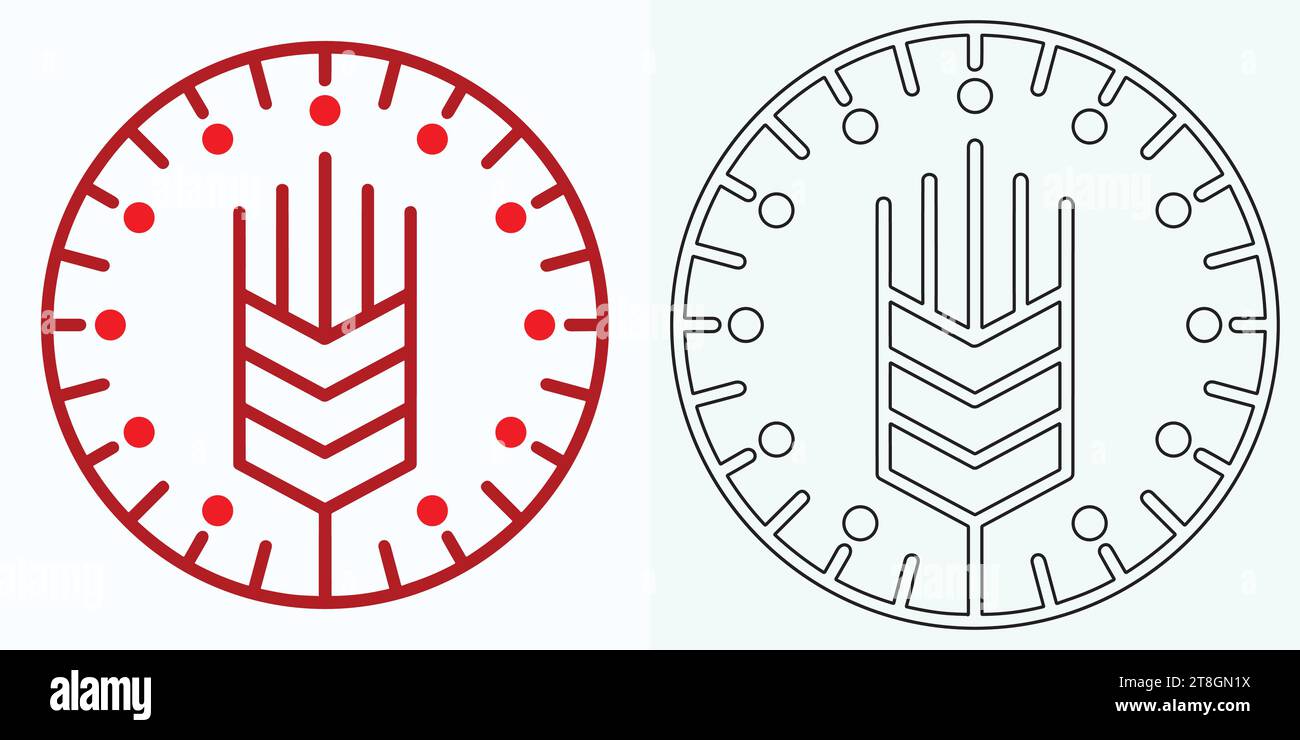 new style Analog clock flat vector icon. Symbol of time management ...