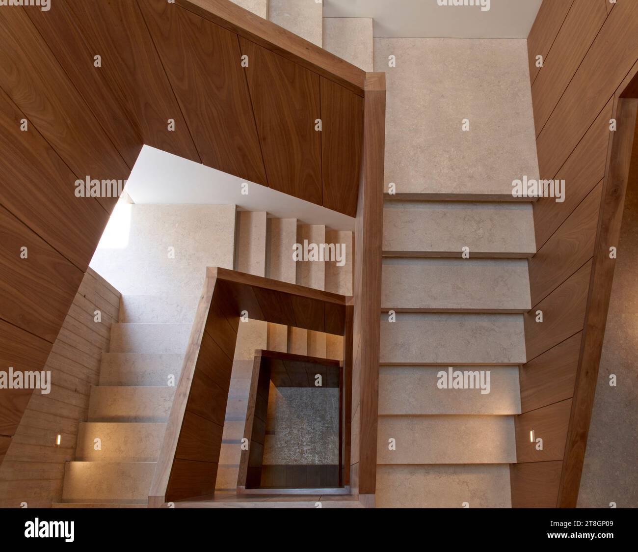 Staircase from above. Hotel Casa Polanco, Mexico City, Mexico ...