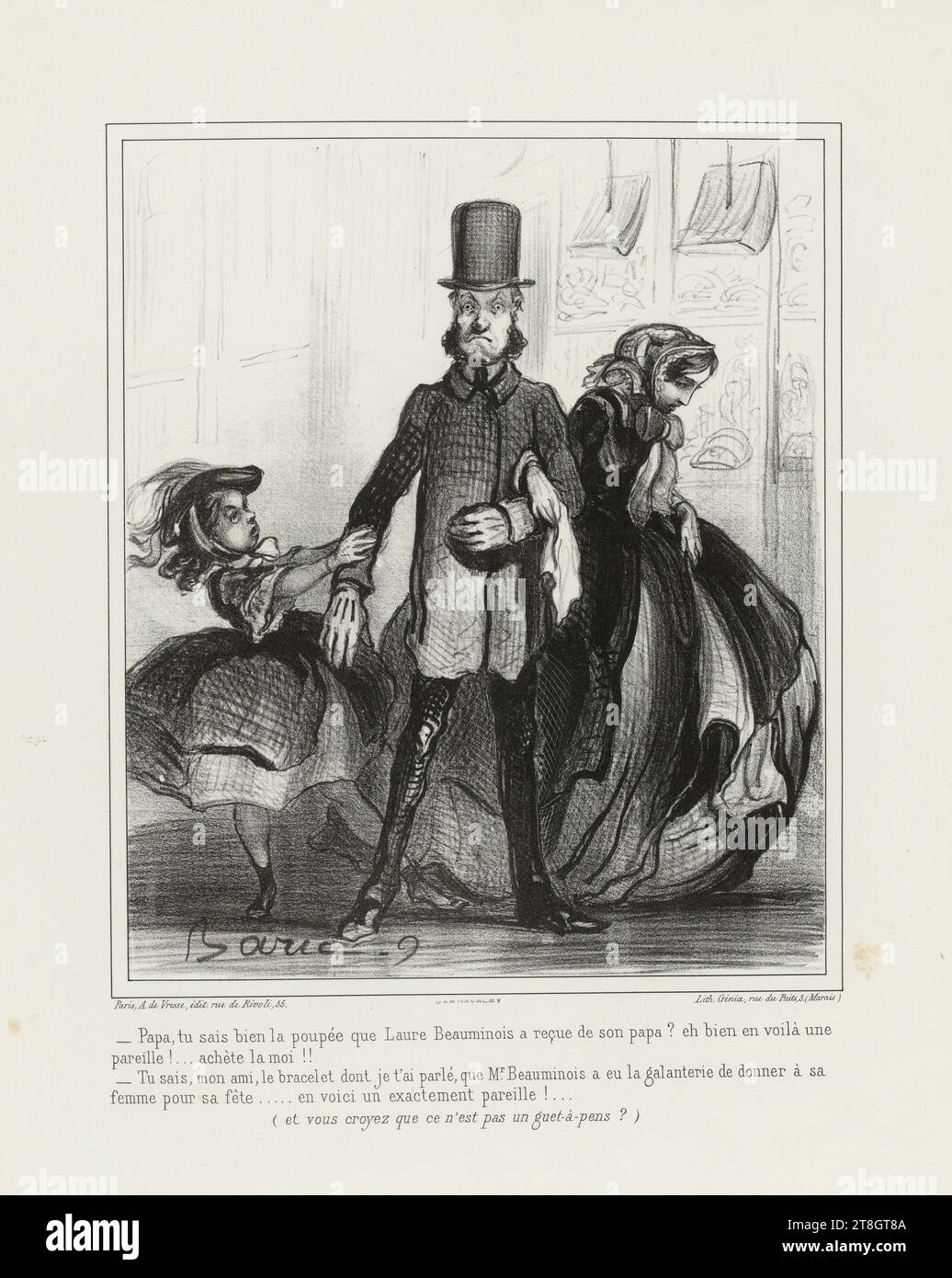 The doll, Baric, Jules-Jean-Antoine, Draftsman-lithographer, Arnauld de ...