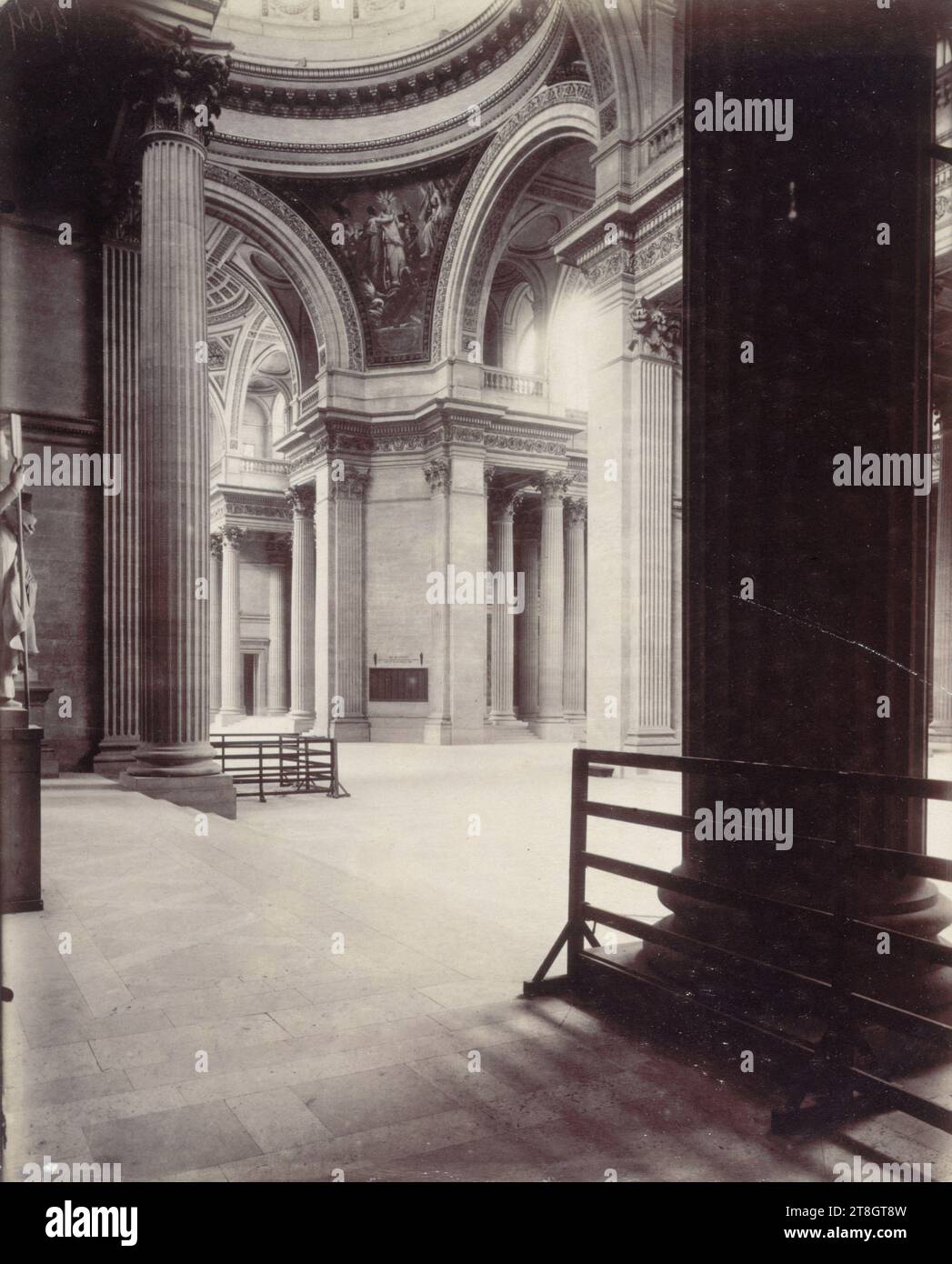 Interior of the Pantheon, 5th arrondissement, Paris, Atget, Eugène ...