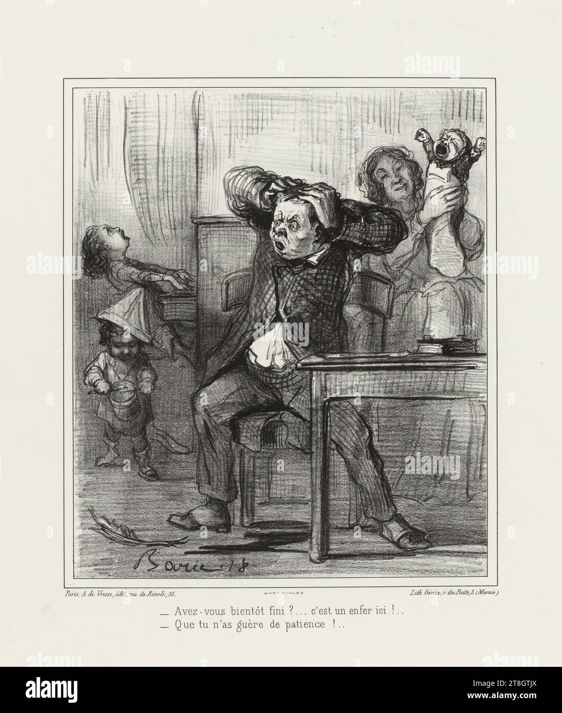 Are you almost finished?... it's hell here! ..., Baric, Jules-Jean ...