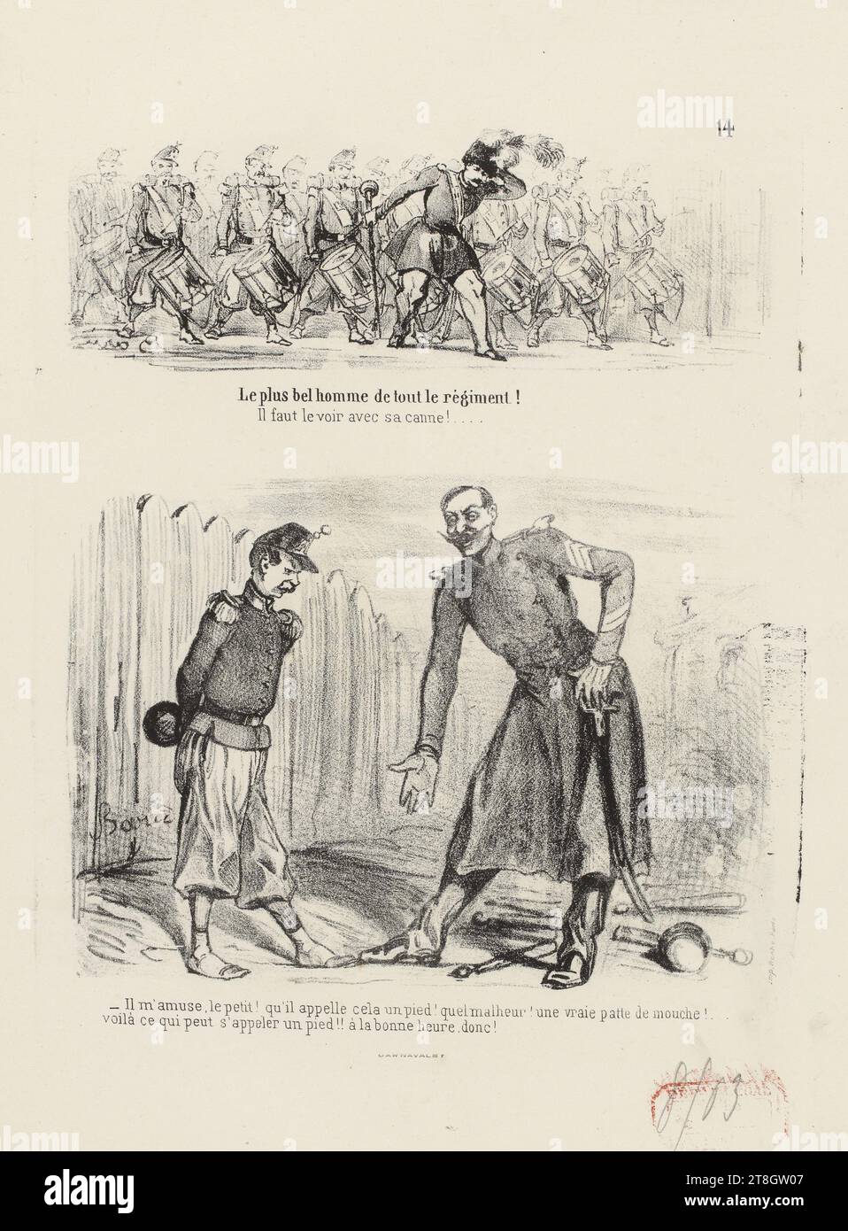 The most handsome man in the whole regiment, Baric, Jules-Jean-Antoine ...