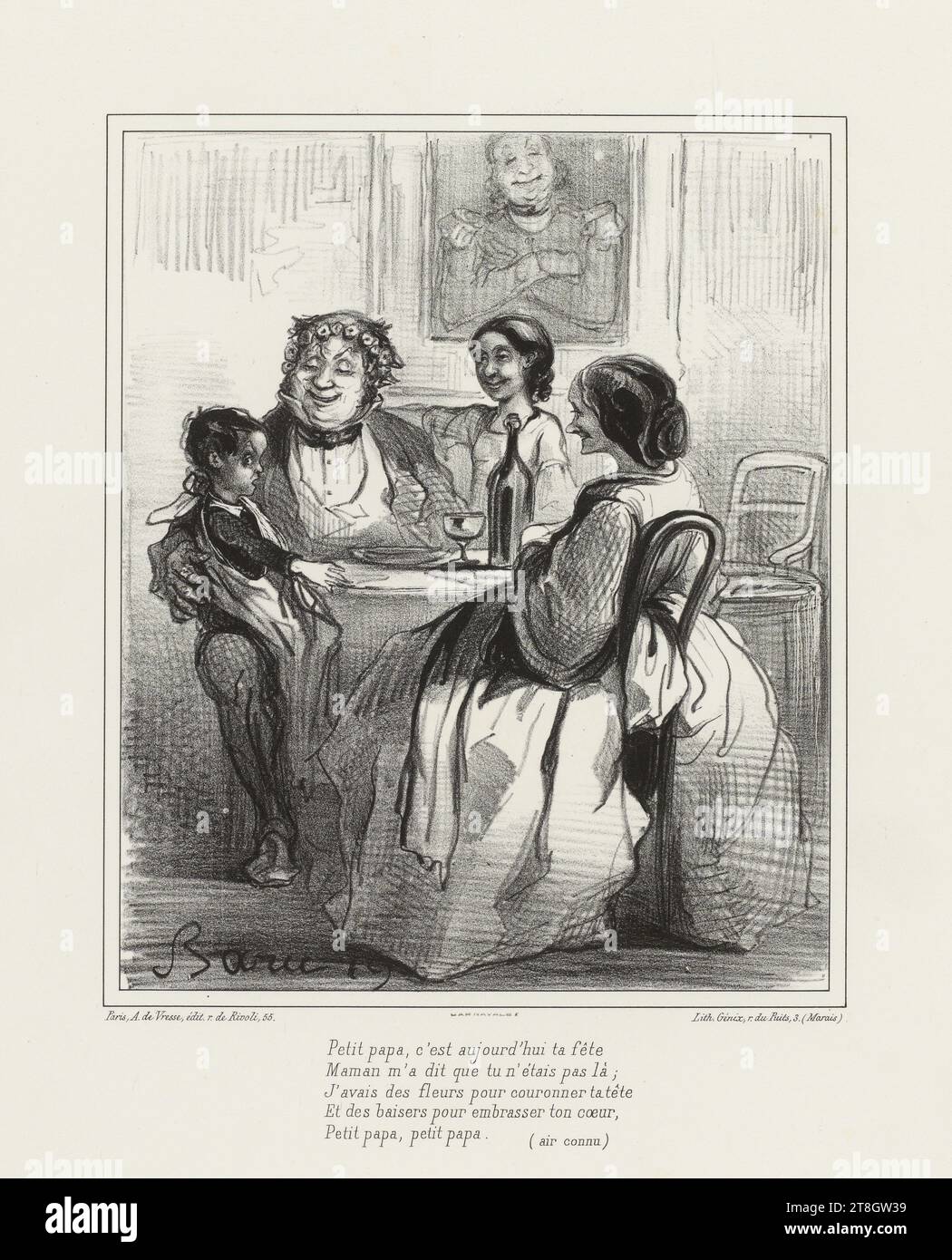Little daddy, today is your birthday. ..., Baric, Jules-Jean-Antoine ...
