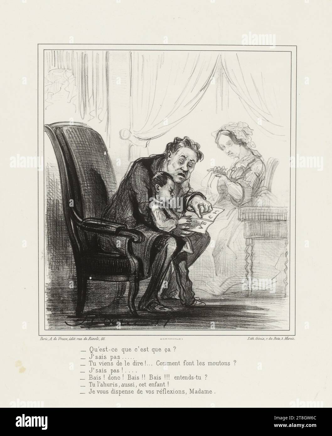 What is that, -I don't know ..., Baric, Jules-Jean-Antoine, Draftsman ...