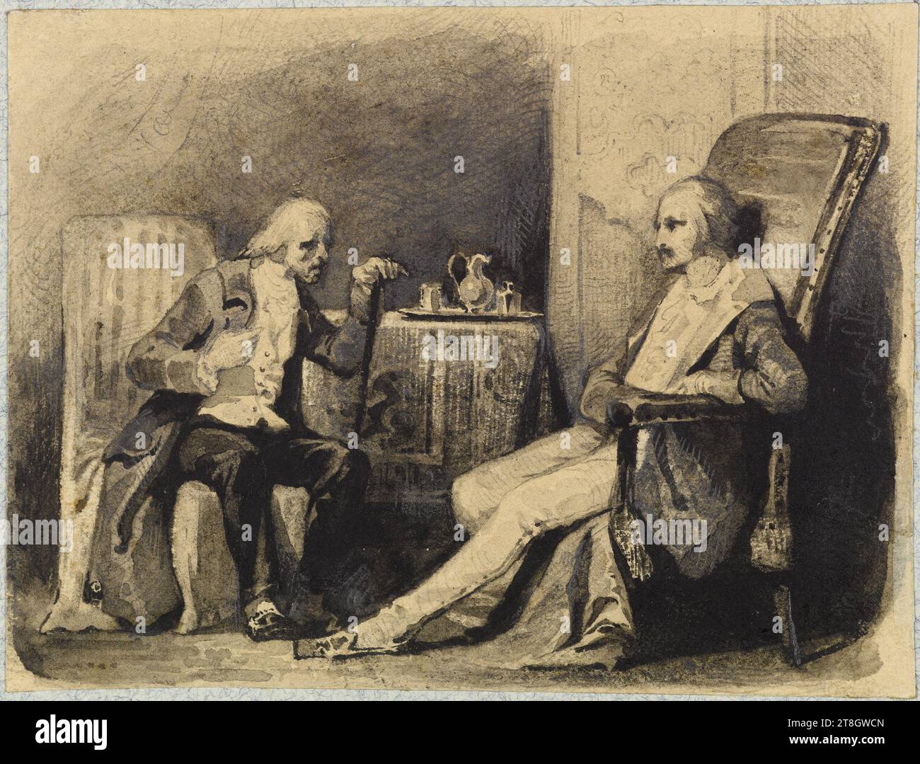 Raphaël de Valentin and the water doctor, Baron, Henri-Charles-Antoine ...