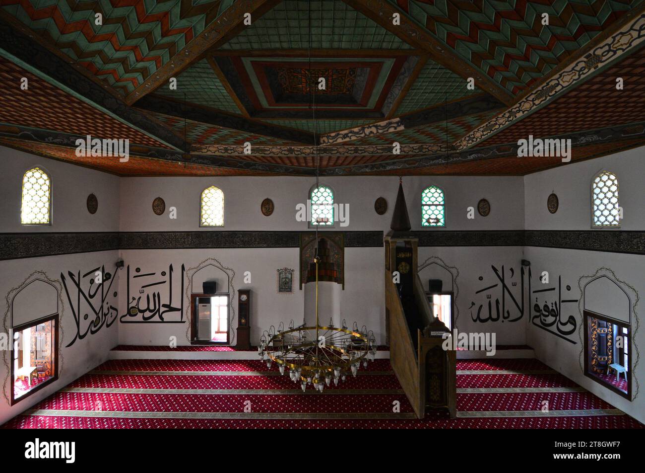 Rustem Pasha Mosque, located in Osmaneli, Turkey, was built in the 16th ...