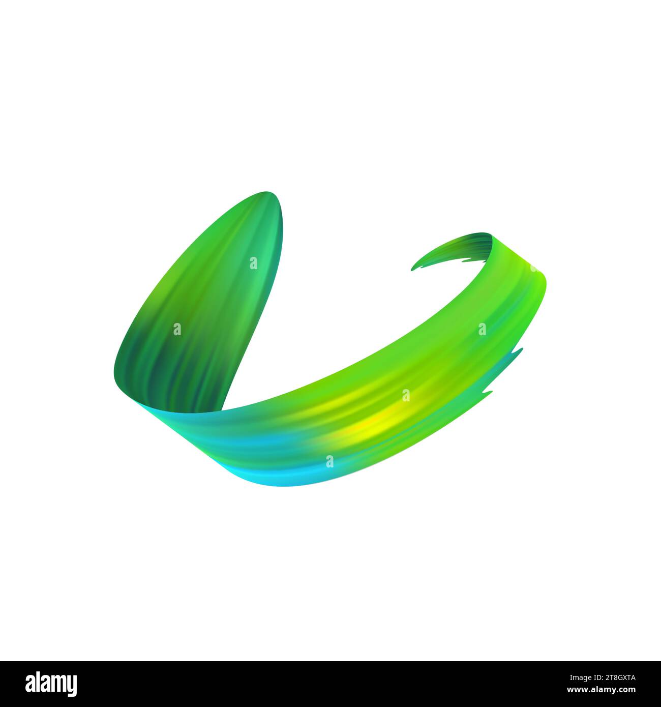 3d Brushstroke gradient texture brush Stock Vector Image & Art - Alamy