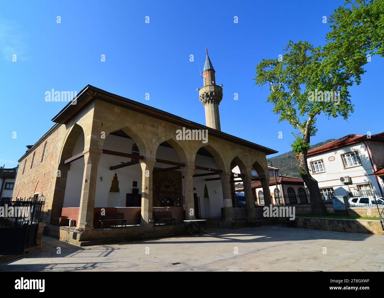 Rustem Pasha Mosque, located in Osmaneli, Turkey, was built in the 16th ...