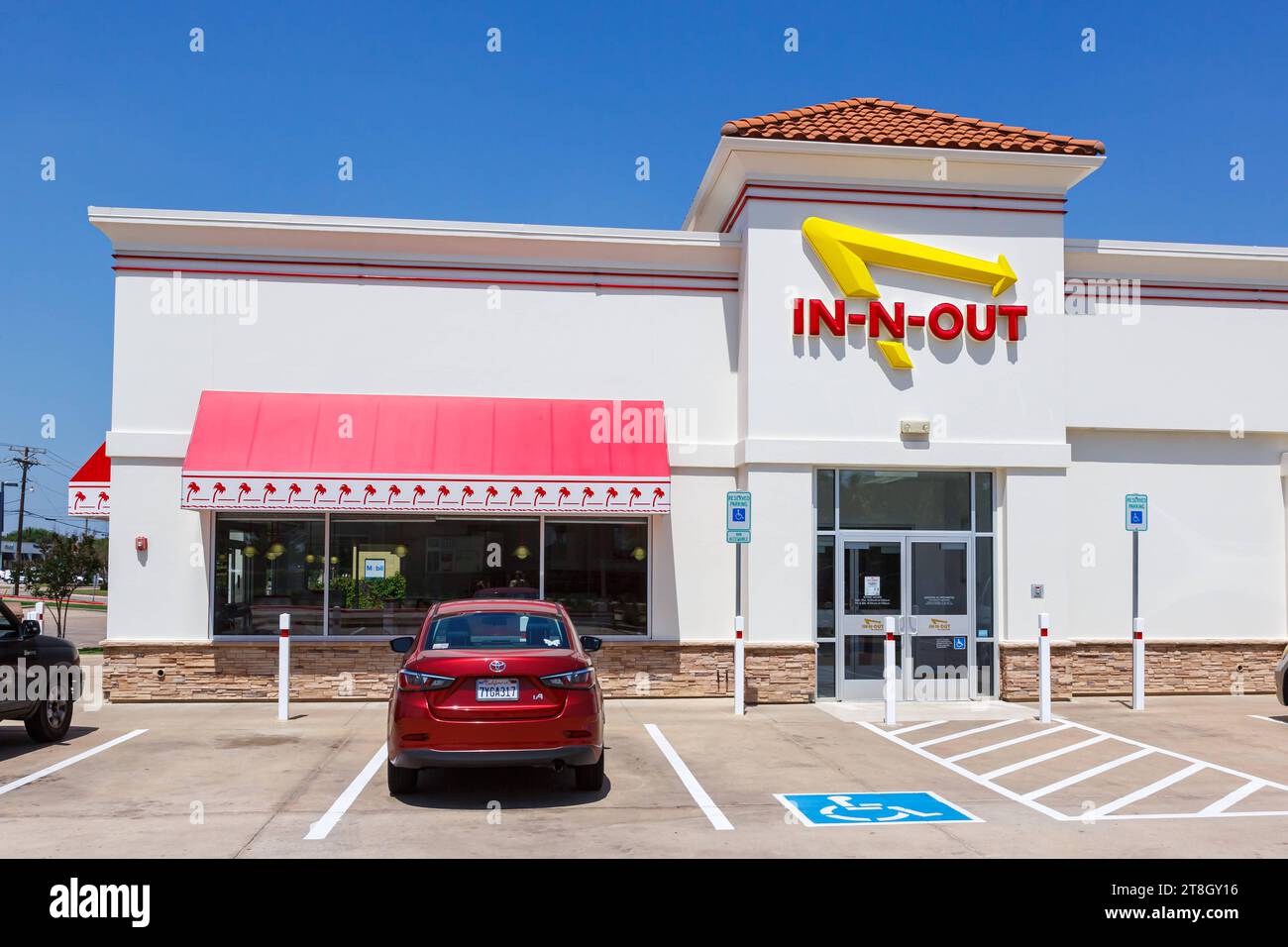 In n out burger fast food burger kette restaurant hi-res stock ...