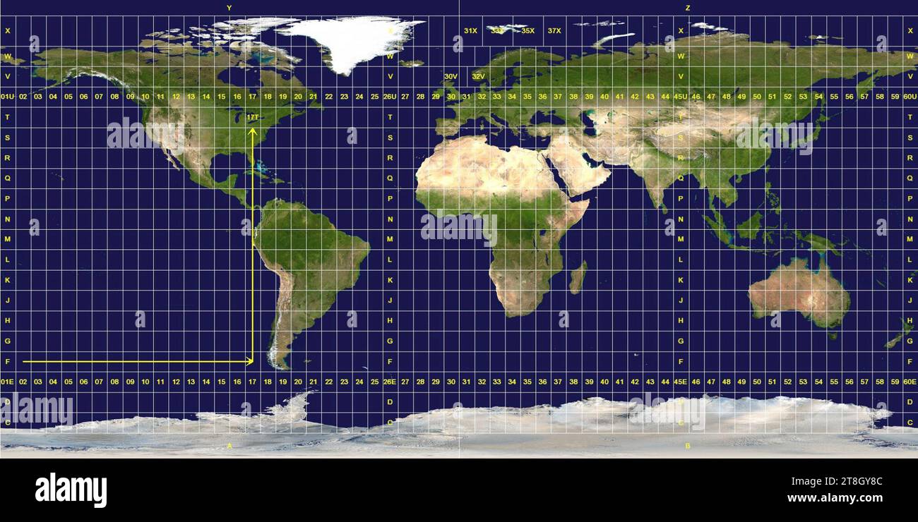 Utm zones hi-res stock photography and images - Alamy