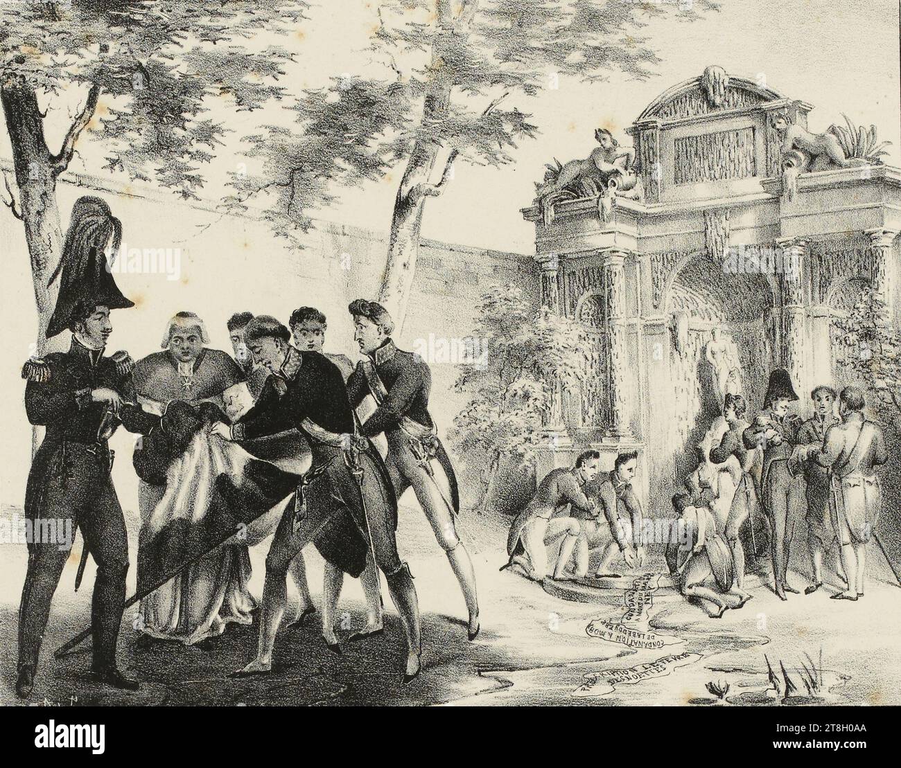 Spots to erase, Villain, Jean-François, Draftsman-lithographer, In 1830 ...