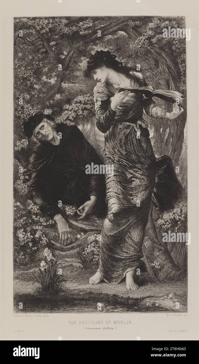 Art. The beguiling of Merlin. Volume 10.11, Véron, Eugéne, Director of ...