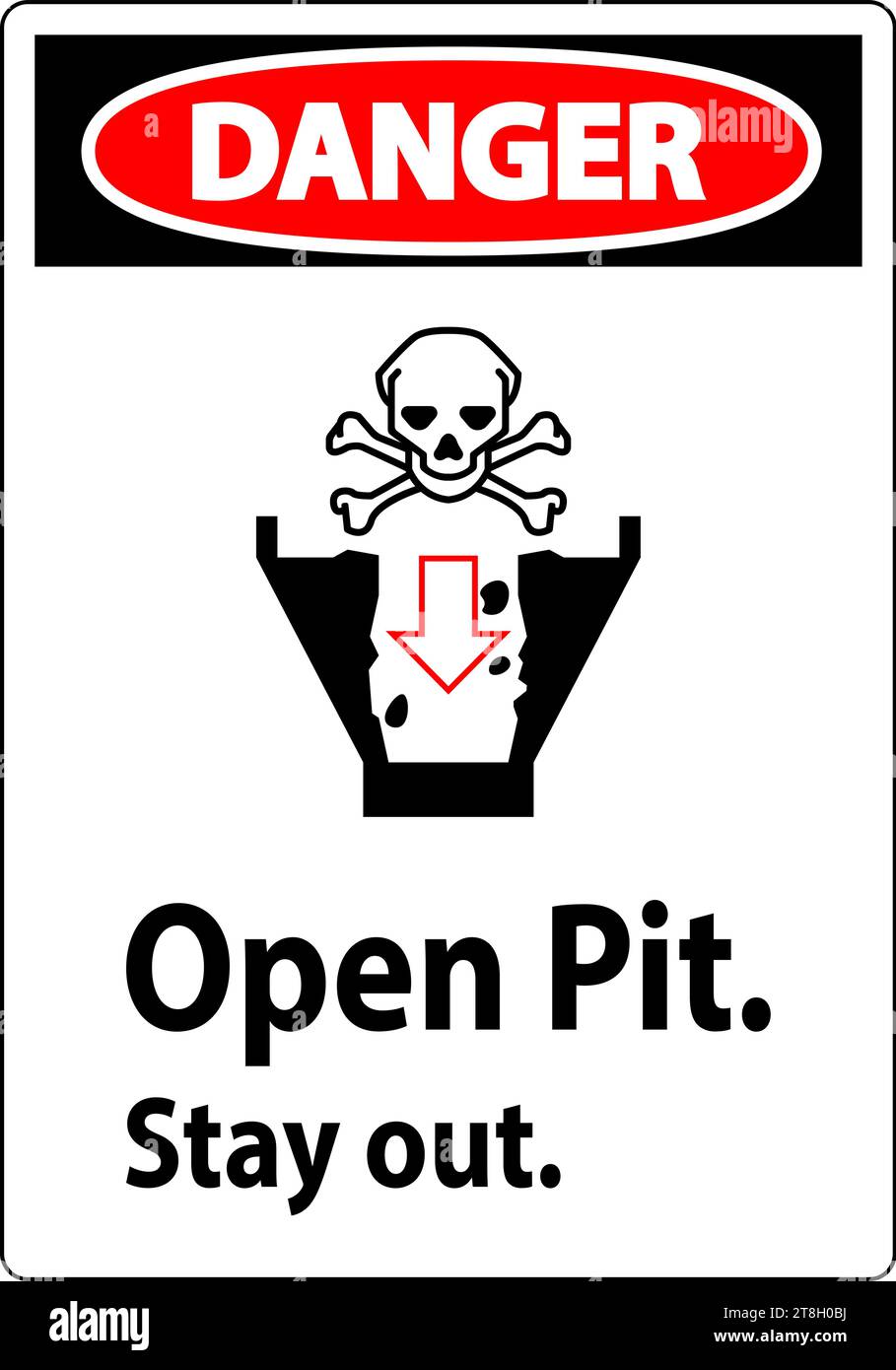 Rock Quarry Open Pit Stock Vector Images Alamy
