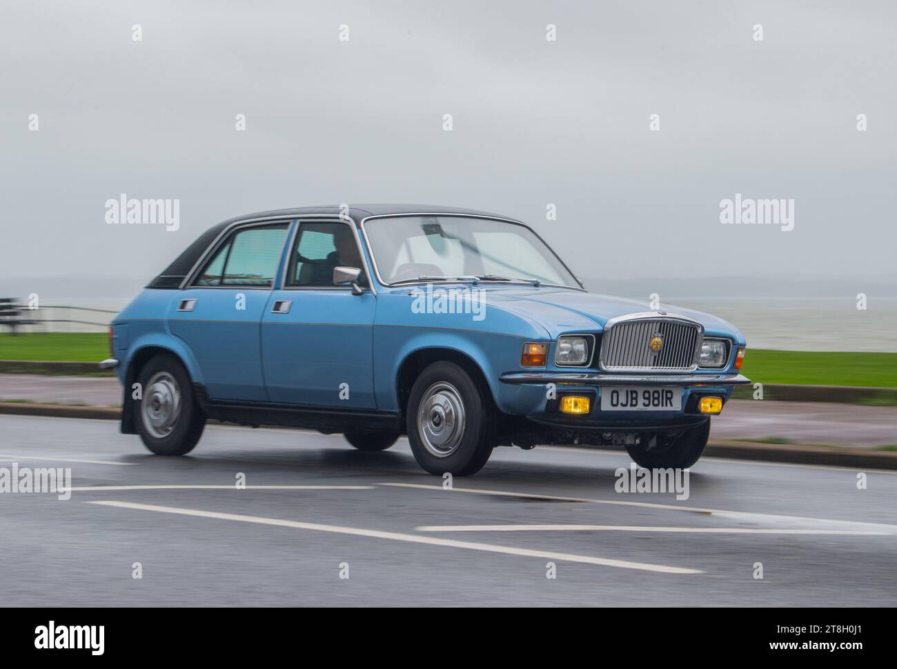 1979 Austin Allegro Vanden Plan classic luxury car Stock Photo - Alamy