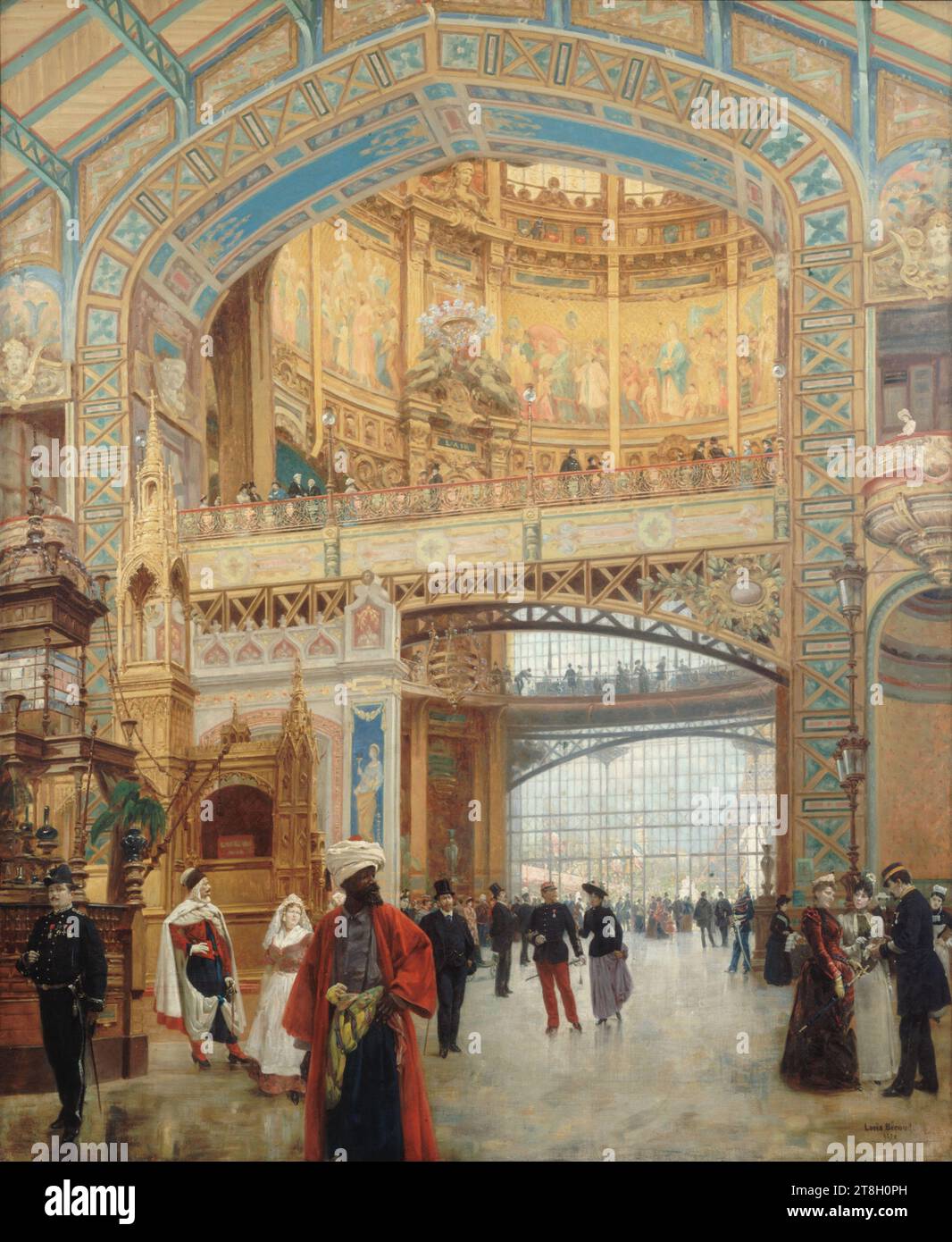 The central dome of the Galerie des Machines at the 1889 Universal ...