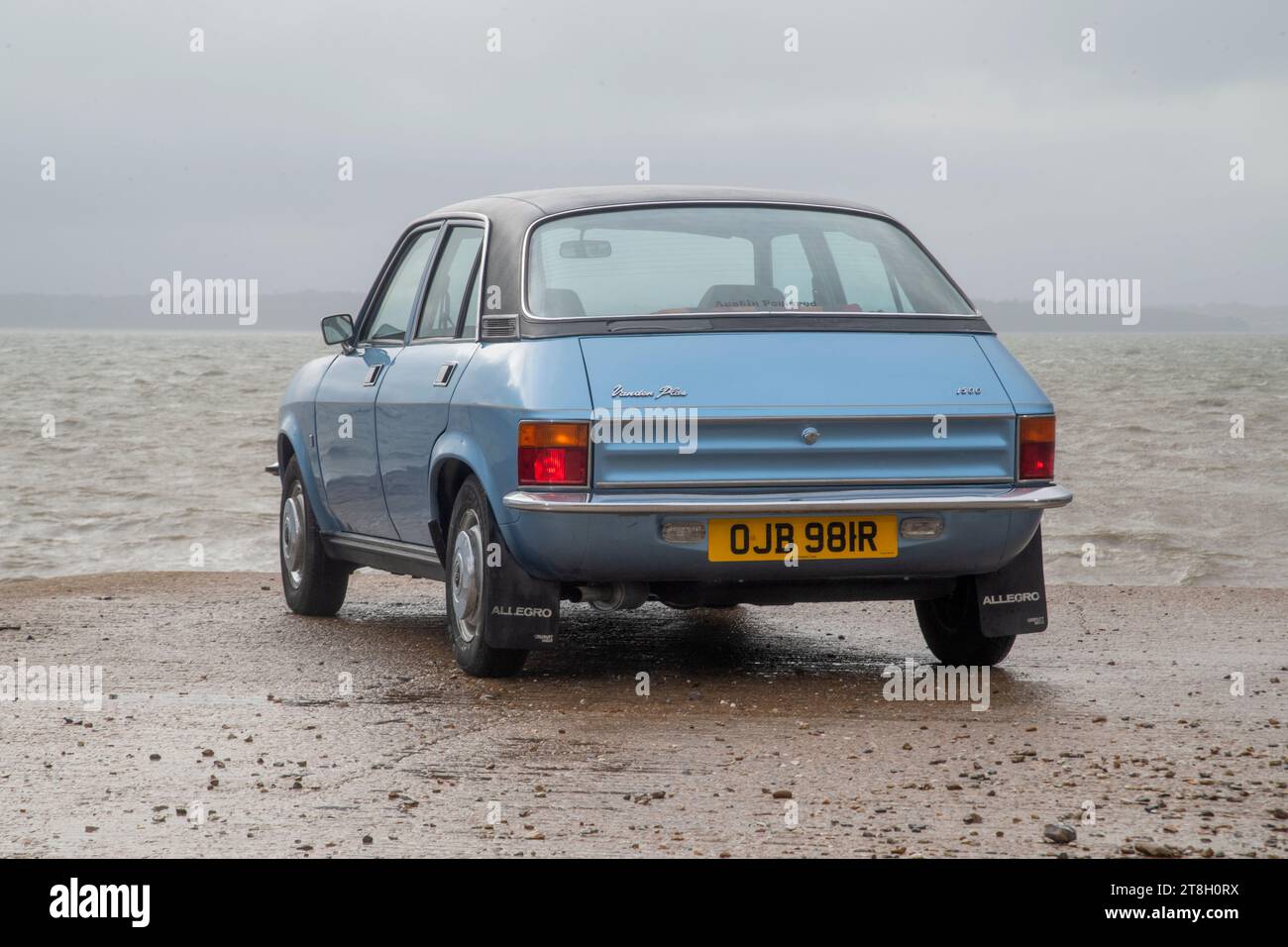 1979 Austin Allegro Vanden Plan classic luxury car Stock Photo - Alamy