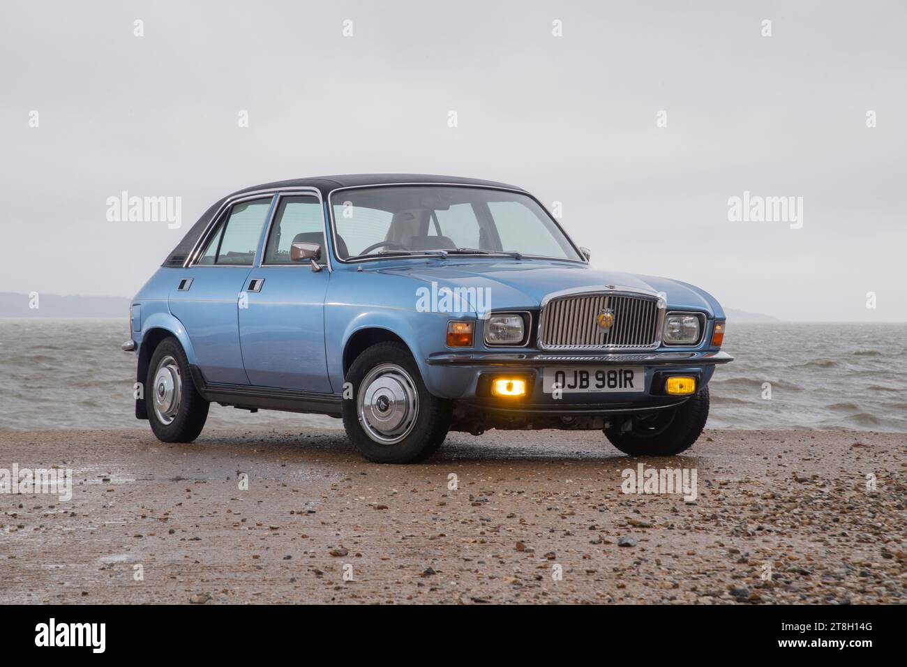 1979 Austin Allegro Vanden Plan classic luxury car Stock Photo - Alamy