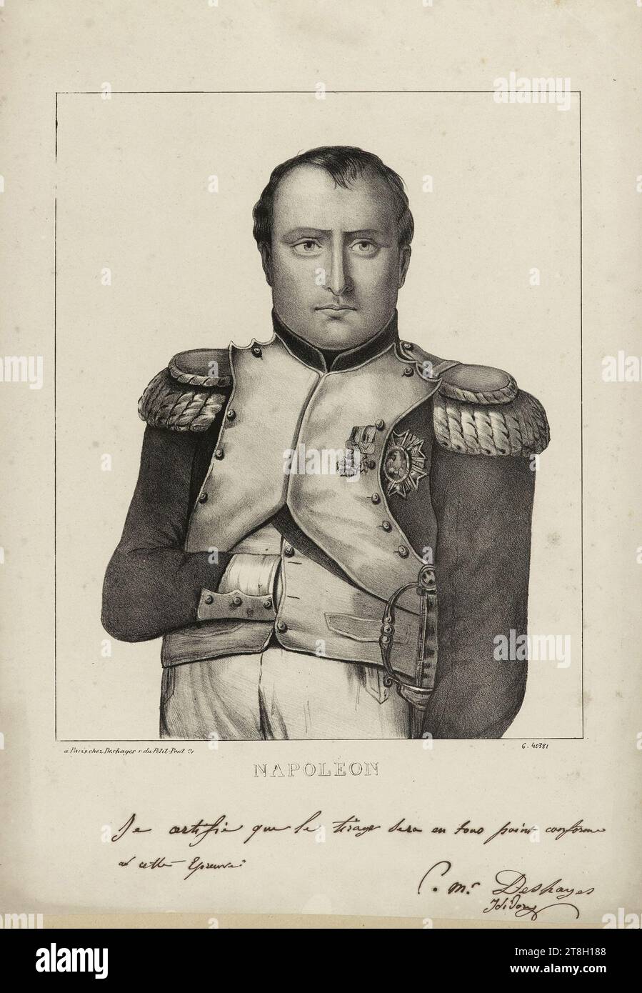 Napoleon, Draftsman-Lithographer, Deshayes, Louis Victor, Publisher ...
