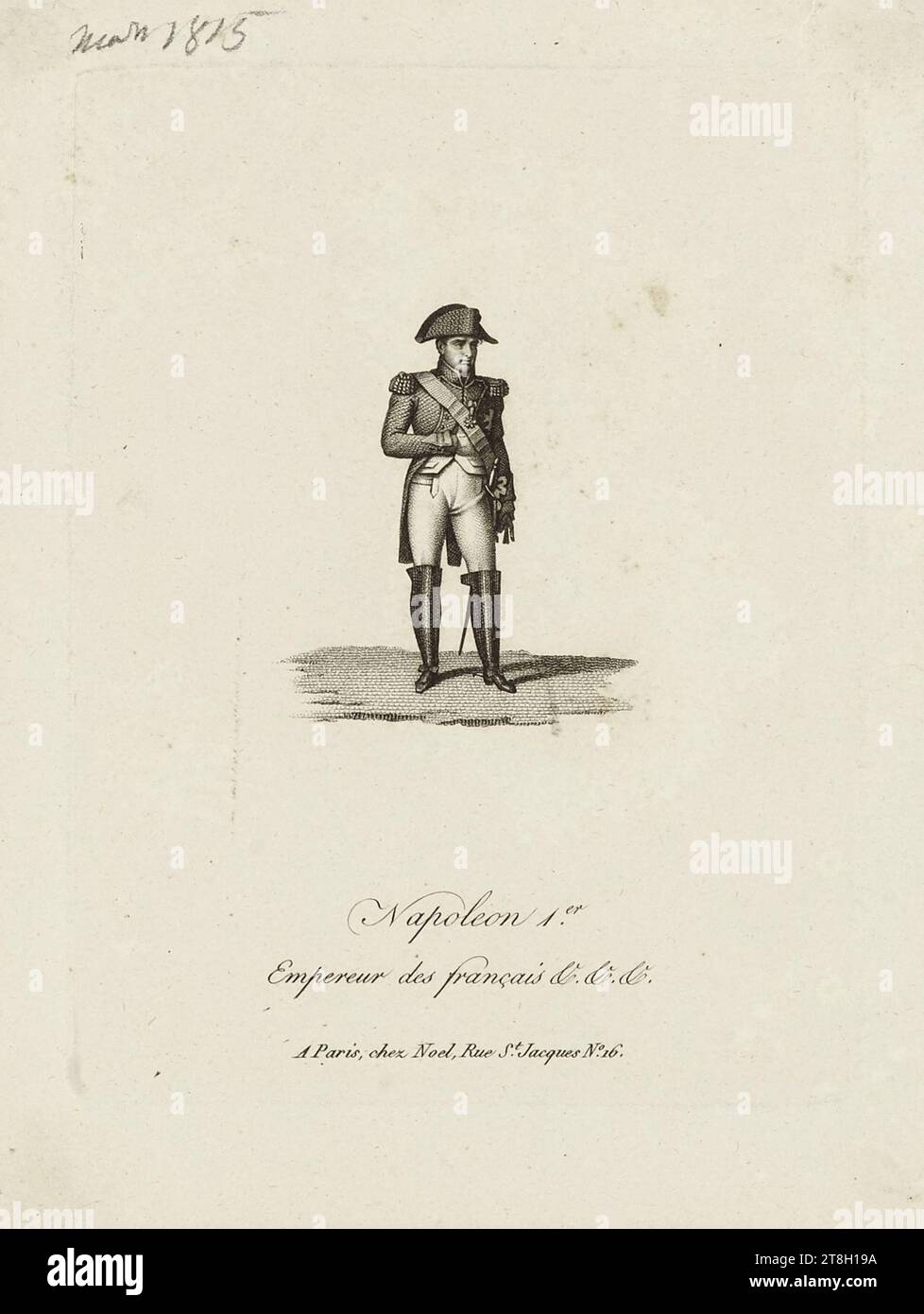 Napoleon 1st, Emperor of the French etc. etc etc., Engraver, Noël ...