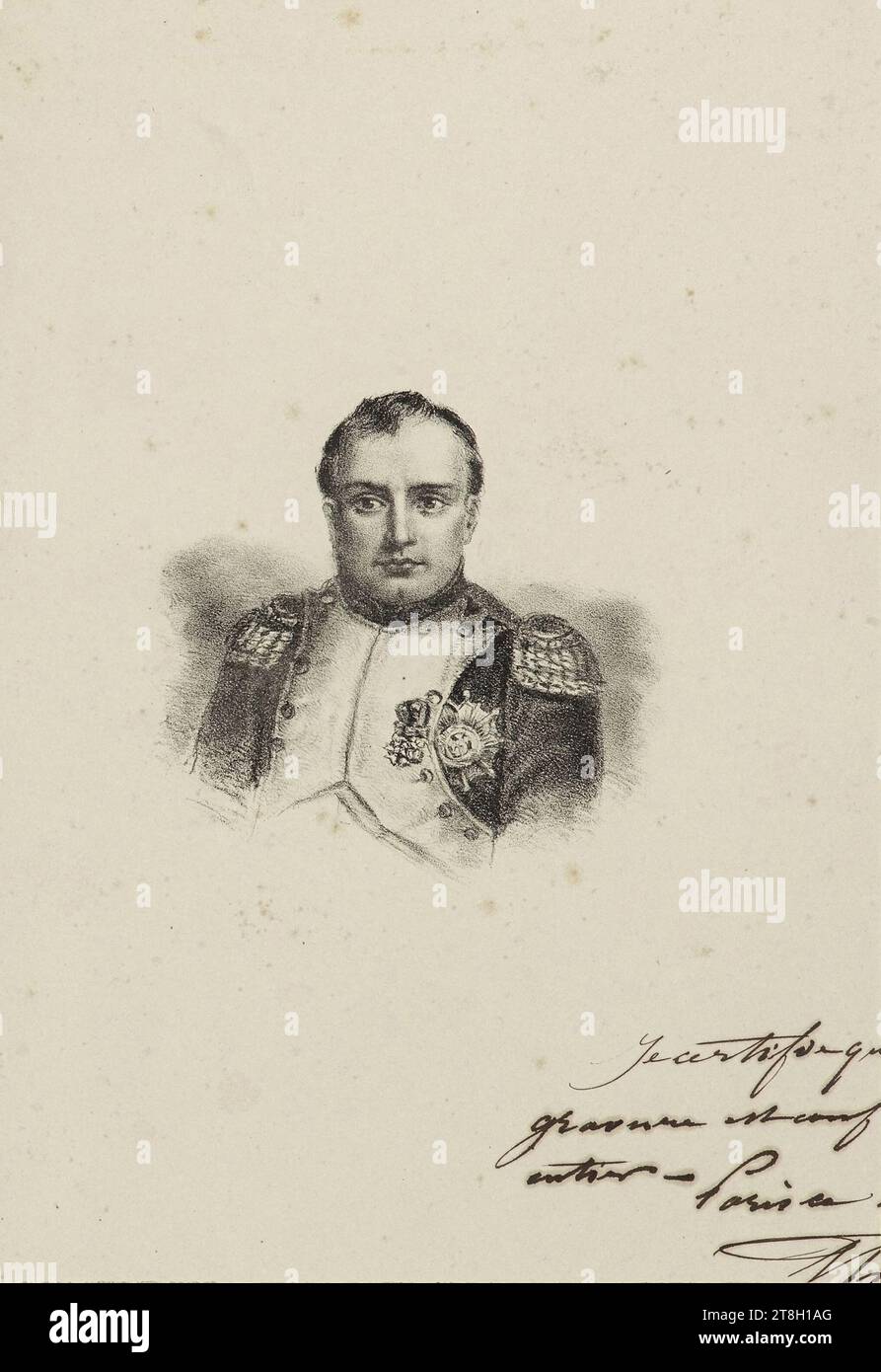 Napoléon, 19th century, Draughtsman lithographer, Print, Graphic arts ...