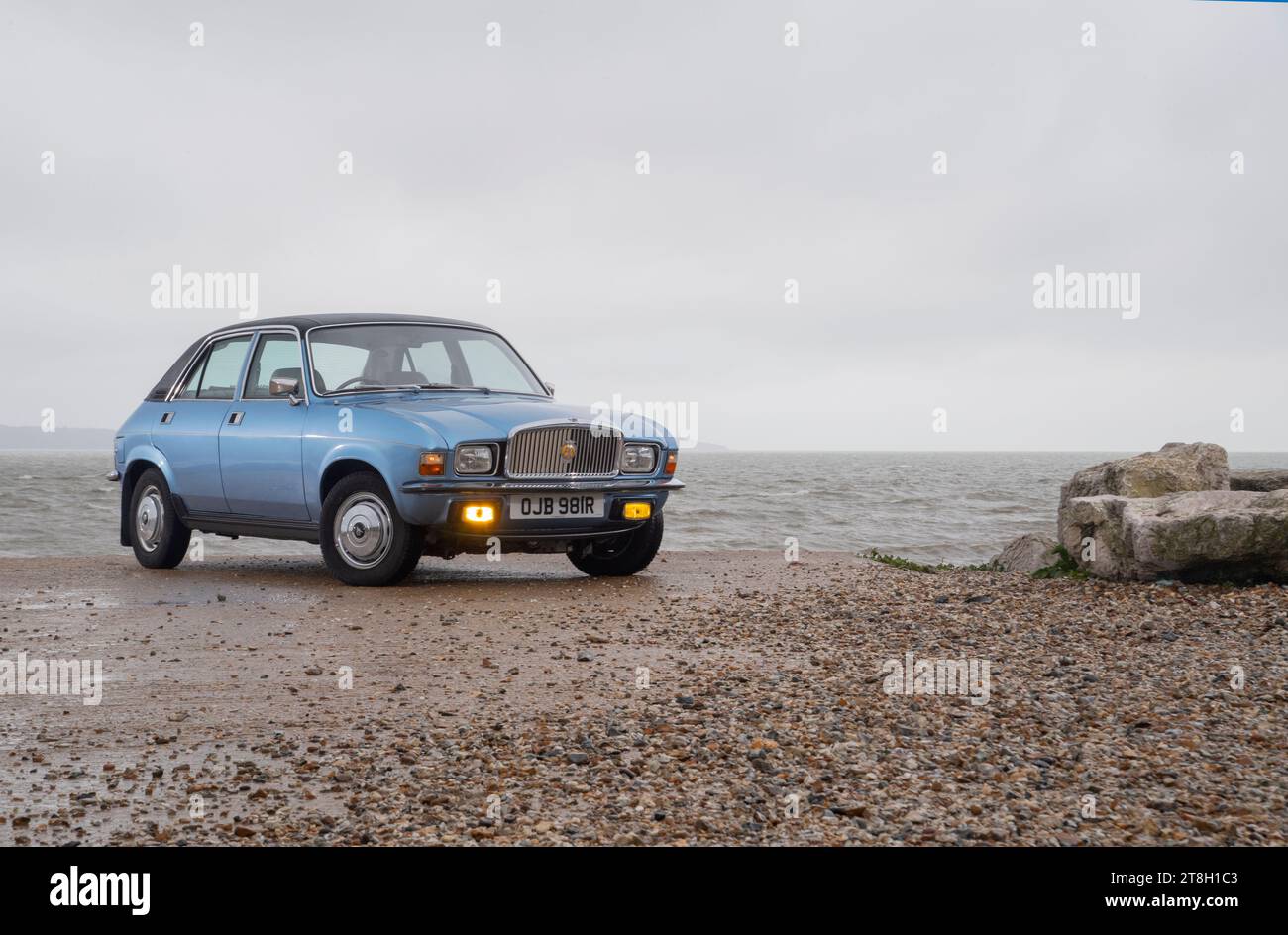1979 Austin Allegro Vanden Plan classic luxury car Stock Photo - Alamy