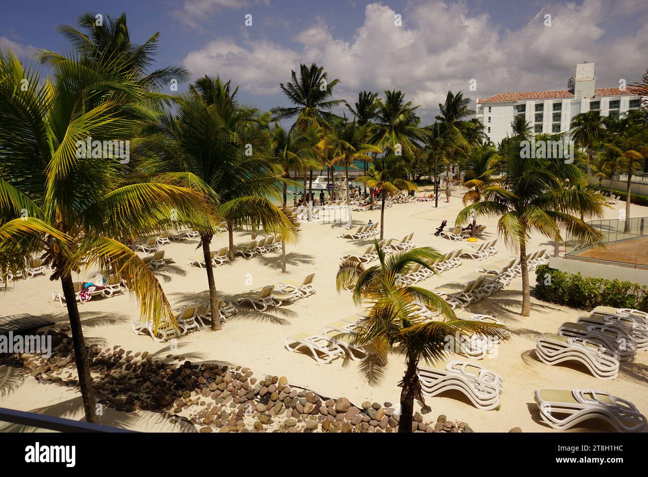 Beautiful views from the Riu Hotel in Ocho Rios Jamaica Stock Photo - Alamy