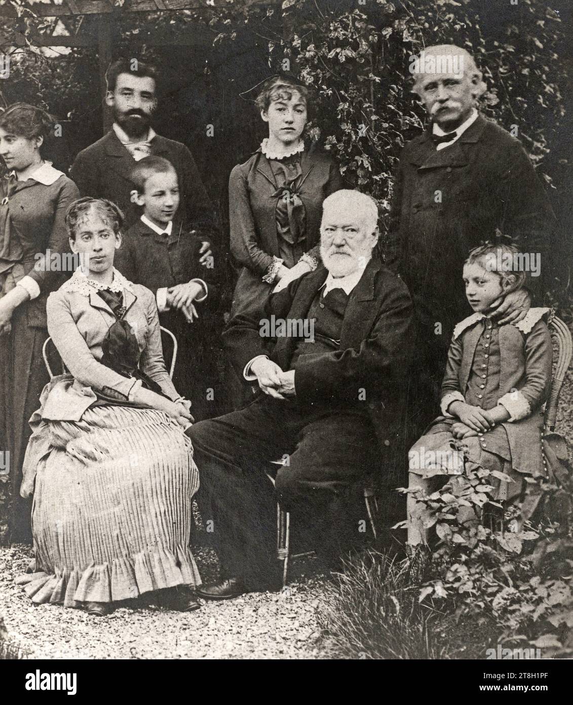 Victor Hugo and the Meurice family in Veules-les-Roses, Photographer ...