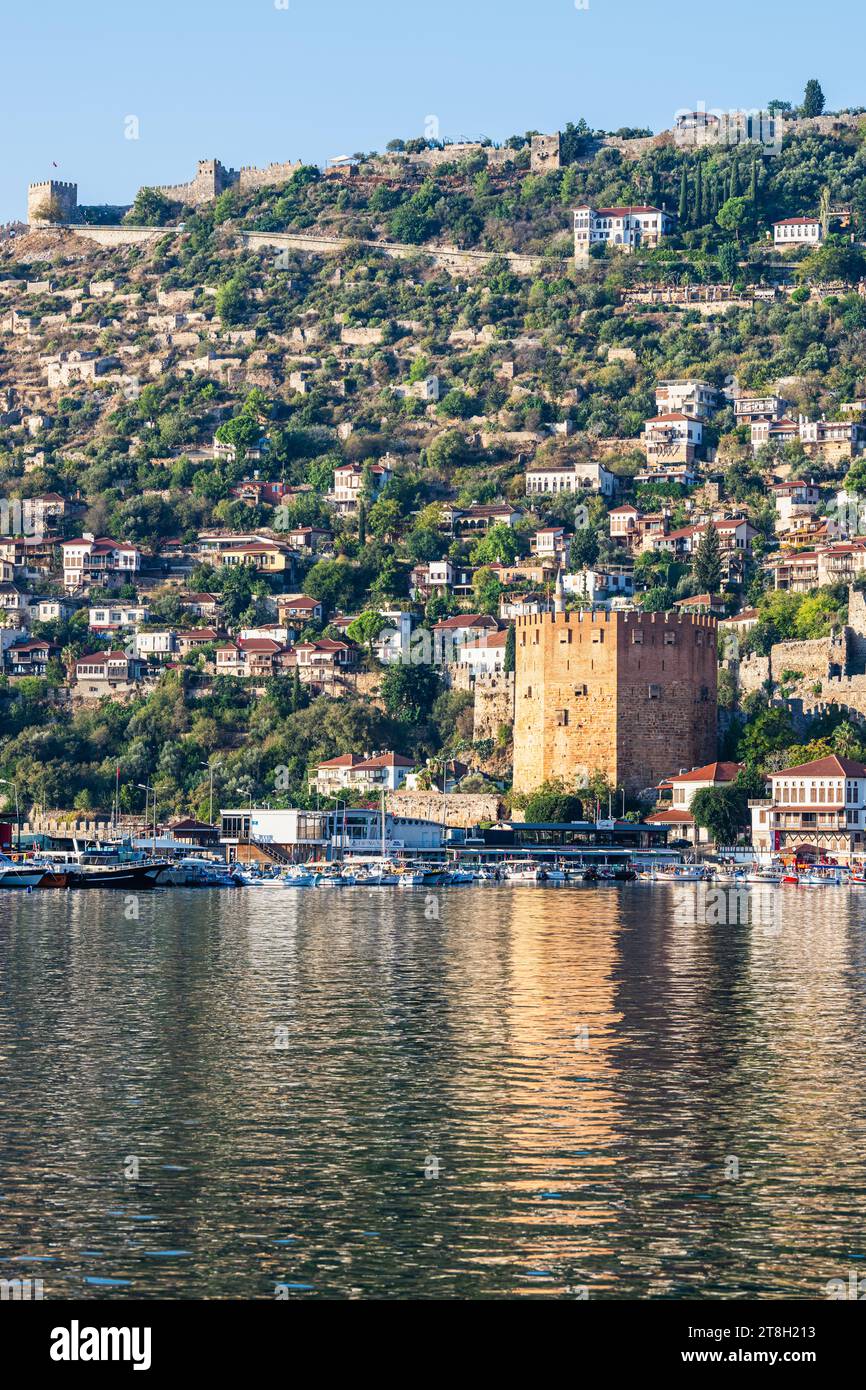 Marina in Alanya, Turkish Riviera on Mediterranean Coast, Antalya ...