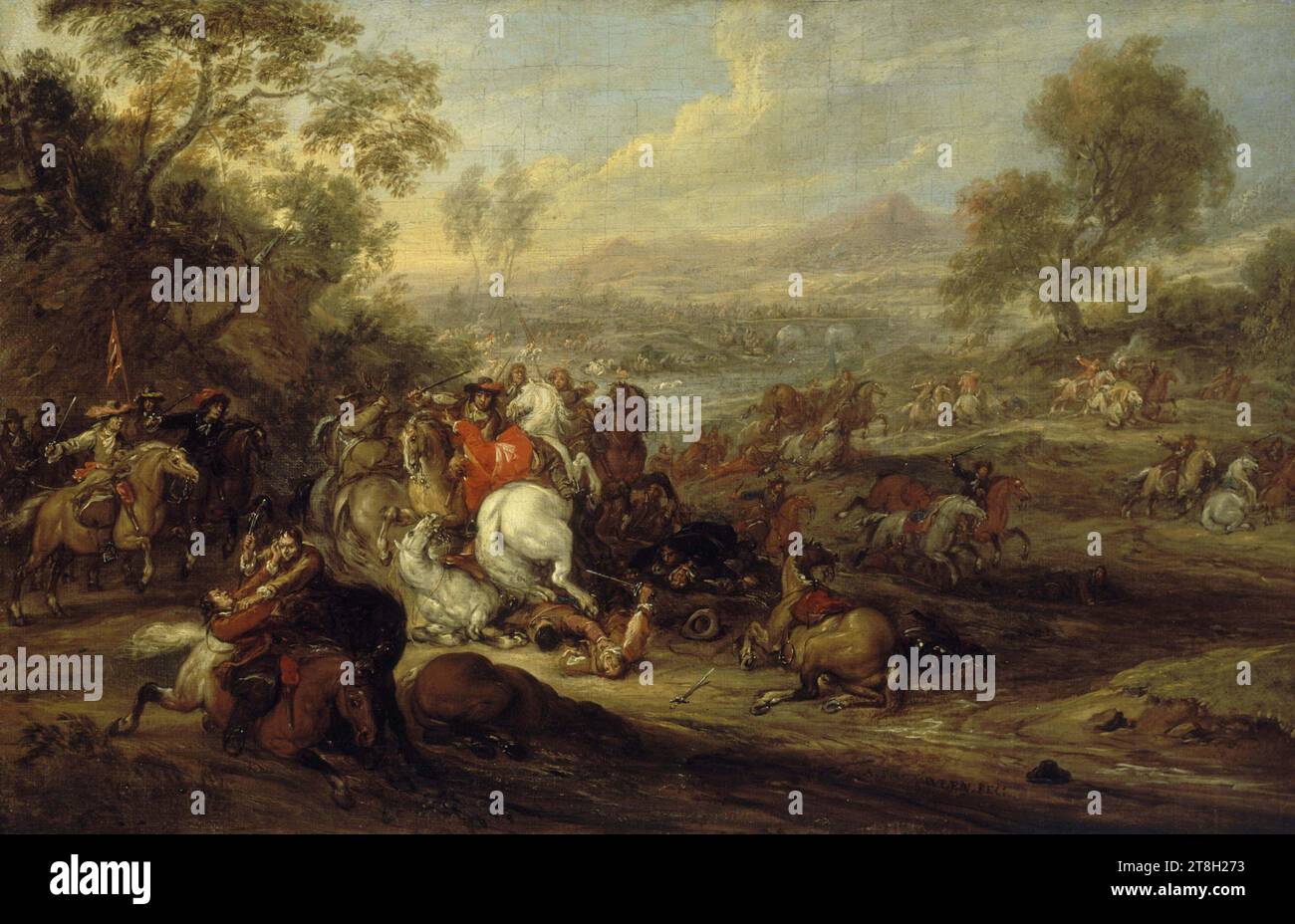 Cavalry Shock or Cavalry Combat, Van Der Meulen, Adam Franz, Painter ...