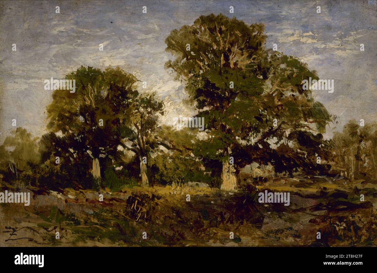 Les oaks, Ziem, Félix, Painter, Between 1850 and 1860, 3rd quarter of ...