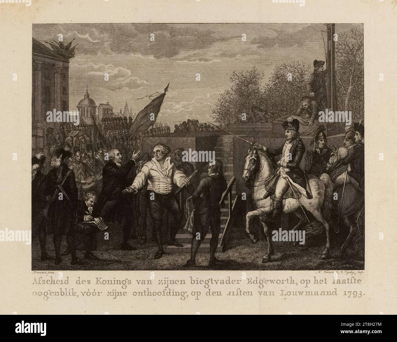 French Revolution: plate no. 45 of the Tafereelen van de ...