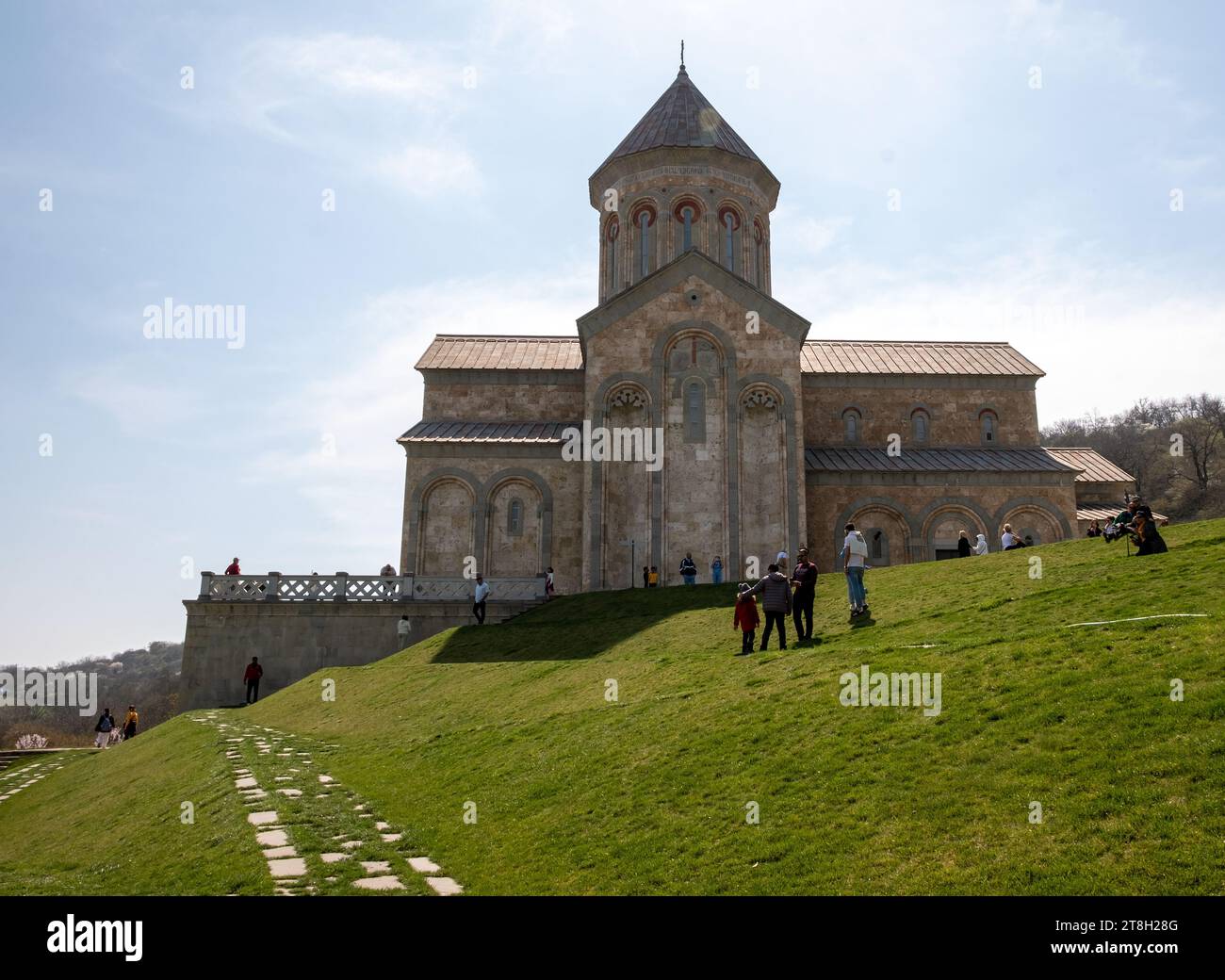 Sighnaghi, Georgia - 3.27.2023: Temple of St. Nina in the Bodbe ...
