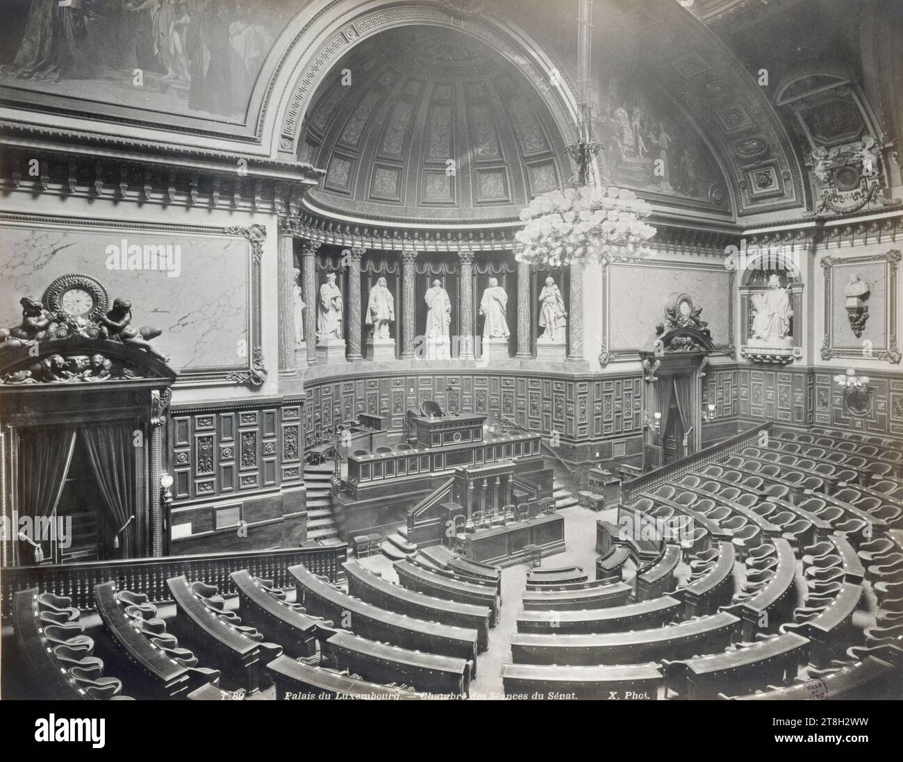 Luxembourg Palace, Senate Sessions Chamber, 6th arrondissement, Paris ...