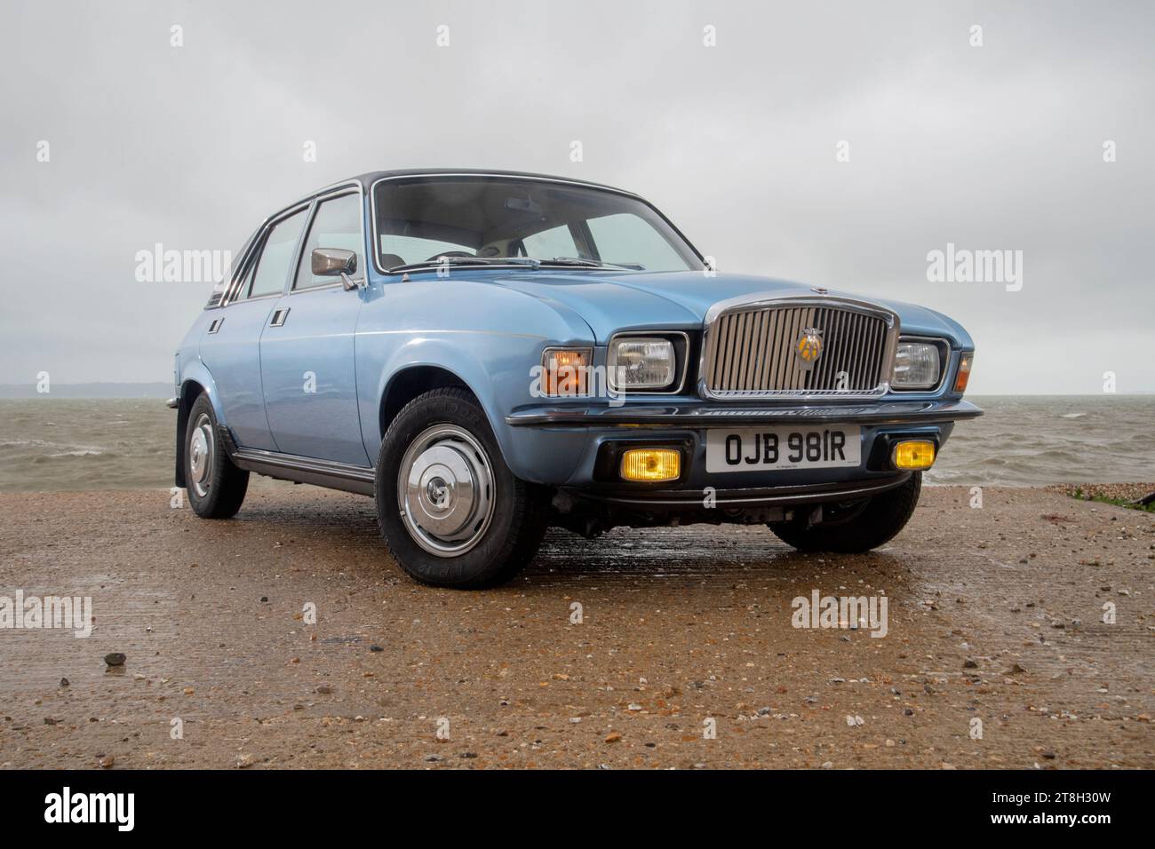 1979 Austin Allegro Vanden Plan classic luxury car Stock Photo - Alamy