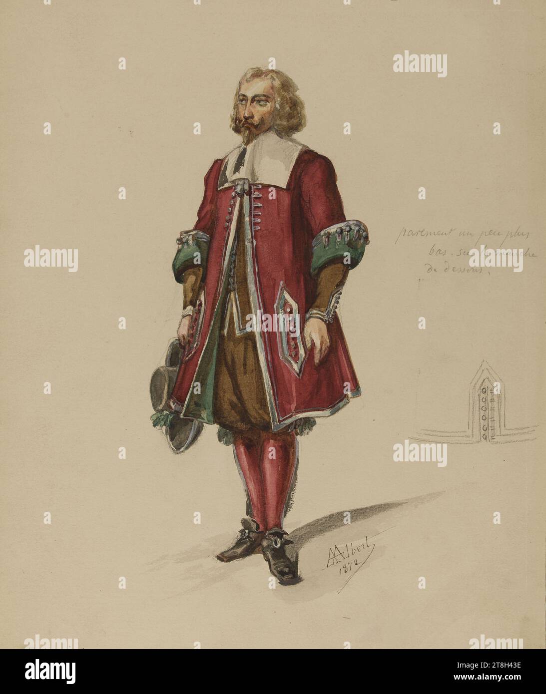 Don Sallust 2e costume, Albert, Alfred, Draftsman, 1872, 3rd quarter of ...