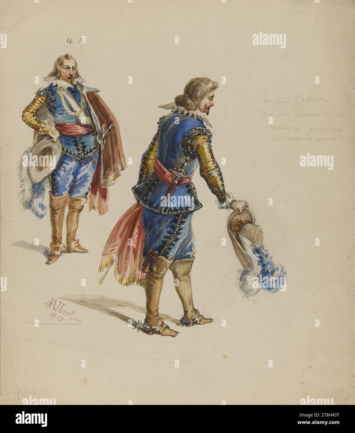 Ruy Blas 2e costume, Albert, Alfred, Dessinateur, 1872, 3rd quarter ...