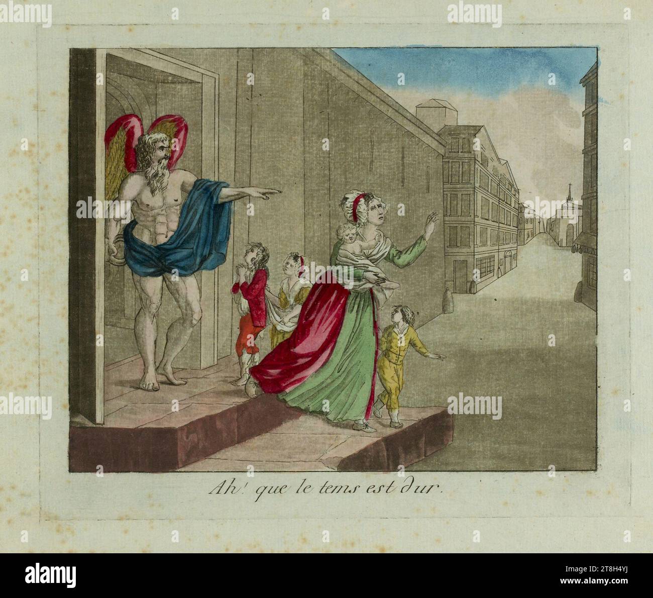 Allegory of public misery. French Revolution, Ancien Régime. Time ...