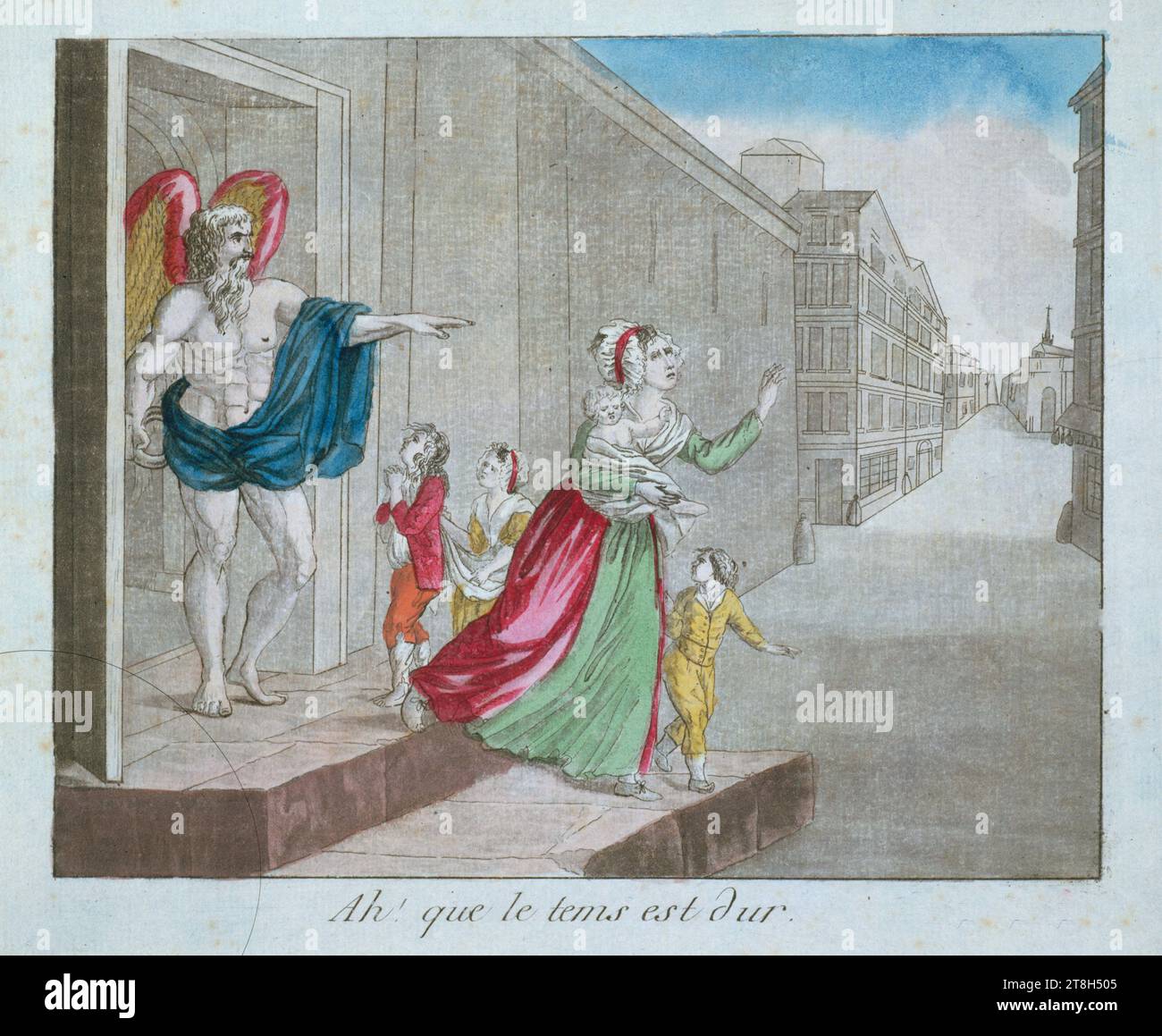 Allegory of public misery. French Revolution, Ancien Régime. Time ...