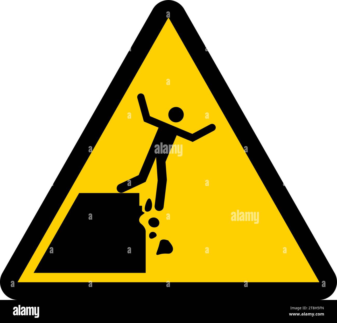 Danger Sign Keep Out Open Pit Stock Vector Image And Art Alamy