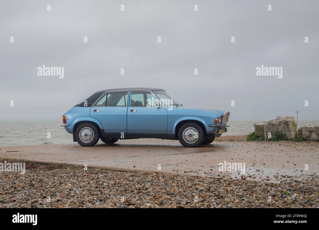 1979 Austin Allegro Vanden Plan classic luxury car Stock Photo - Alamy