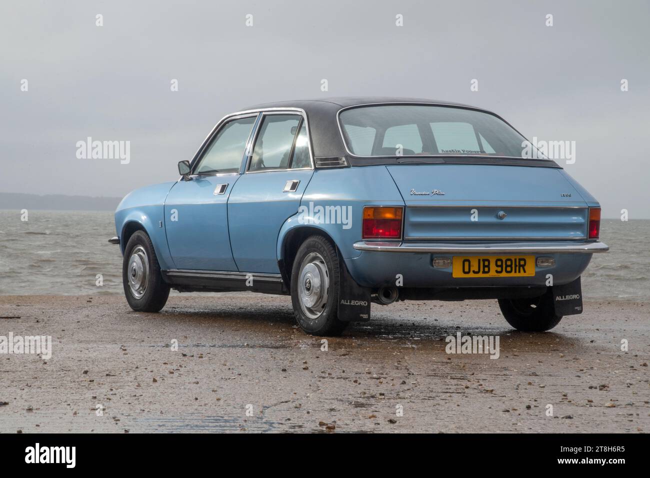 1979 Austin Allegro Vanden Plan classic luxury car Stock Photo - Alamy